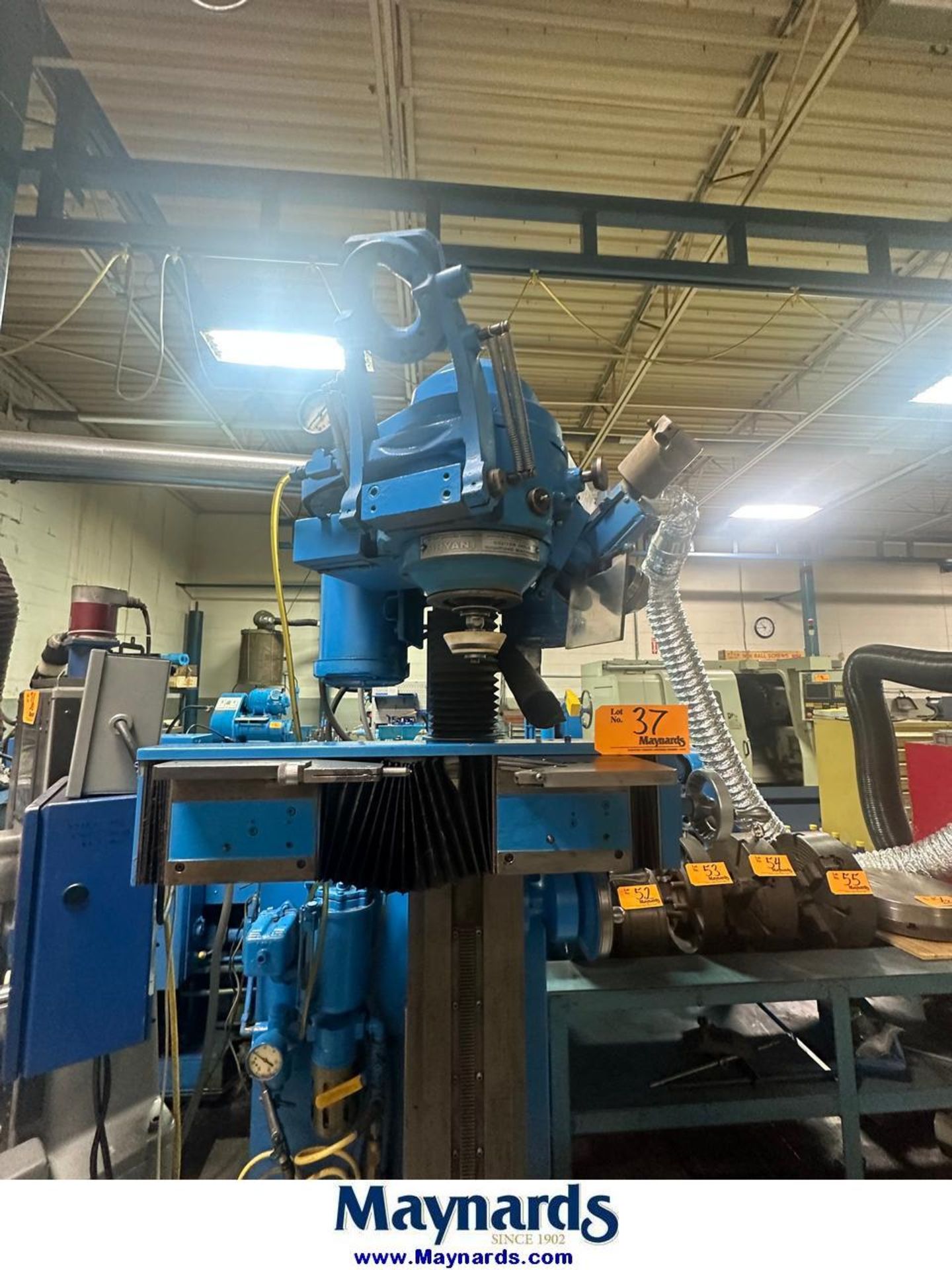 Bryant Chucking Grinder Co. Center Hole Grinding Machine Approx. 12 ...