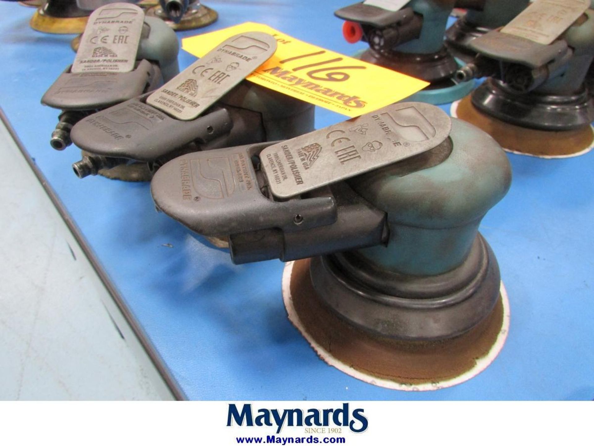 { Choice of lots: 116, 117, 118 } Dynabrade 59025 (3) 6" Pneumatic ...