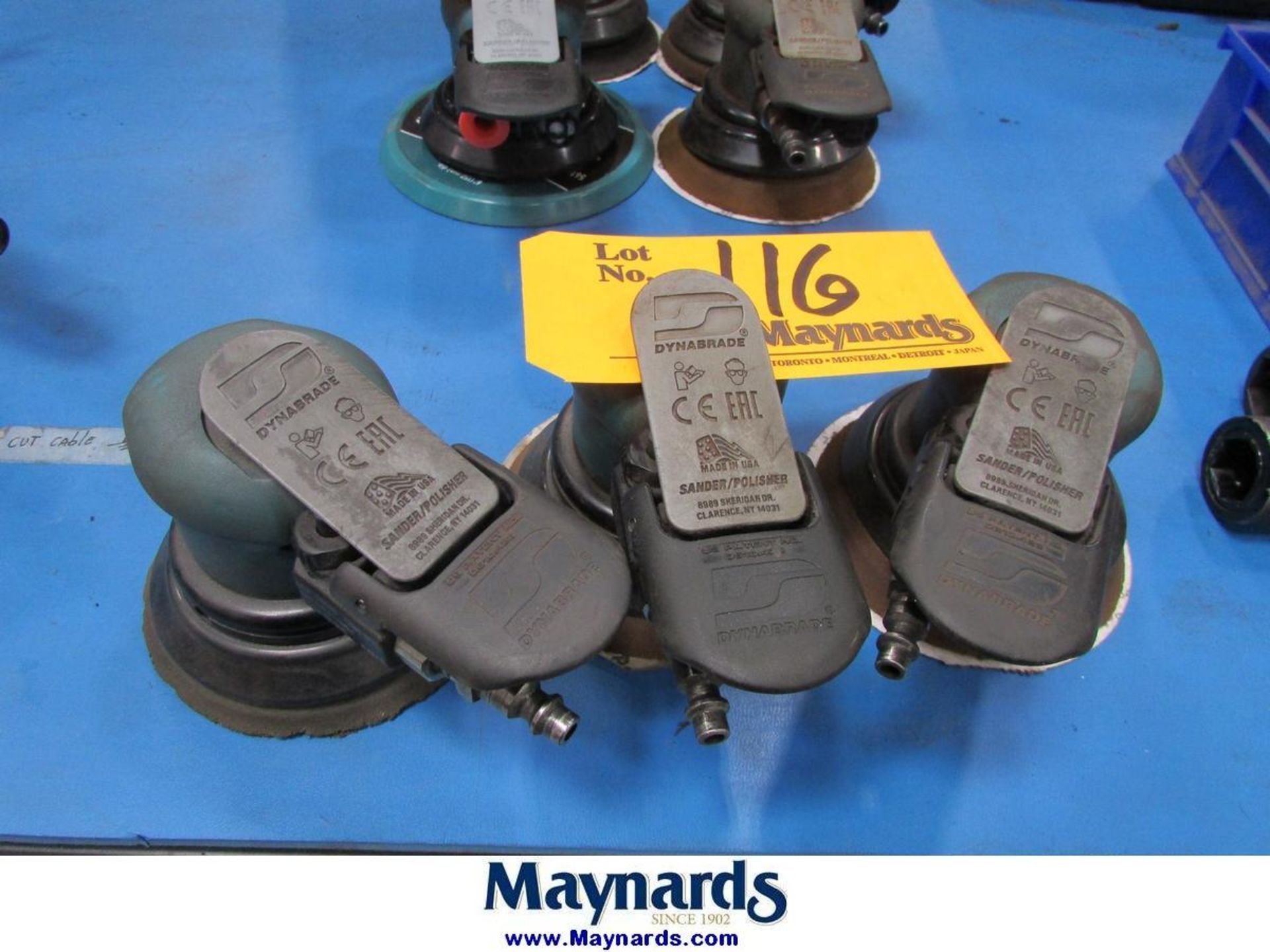 { Choice of lots: 116, 117, 118 } Dynabrade 59025 (3) 6" Pneumatic ...