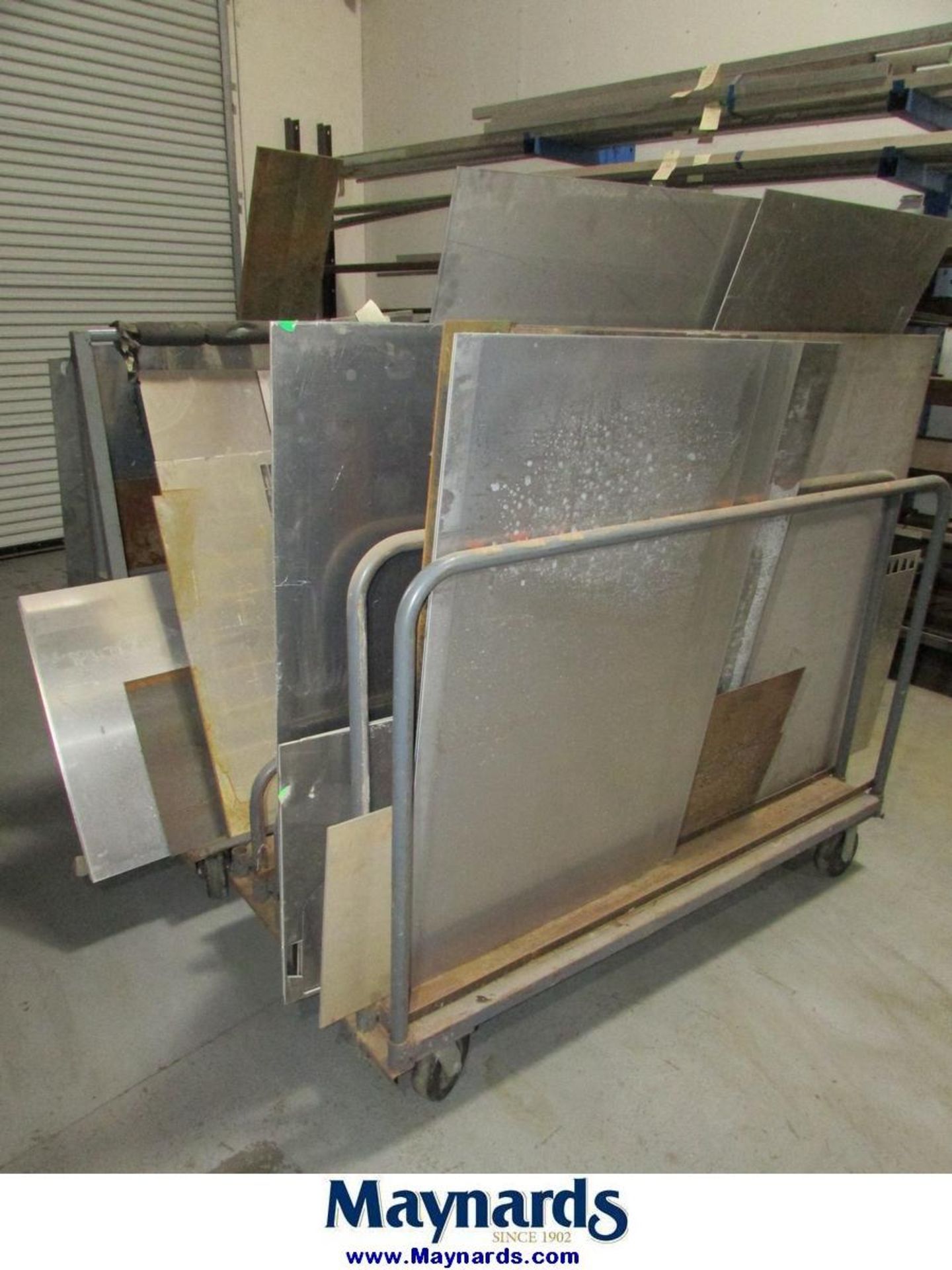 (2) Panel Carts with Assorted Sheet Stock