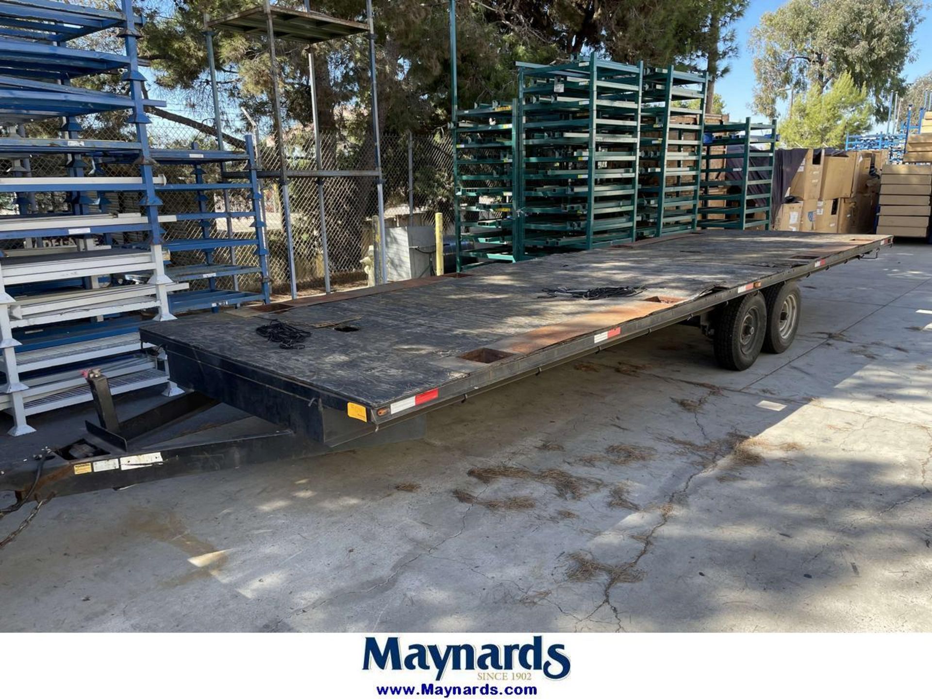 Ronco 8' x 28' T/A Flat Bed Trailer S/N VIN 1R9UE28296V252325 [Loc ...