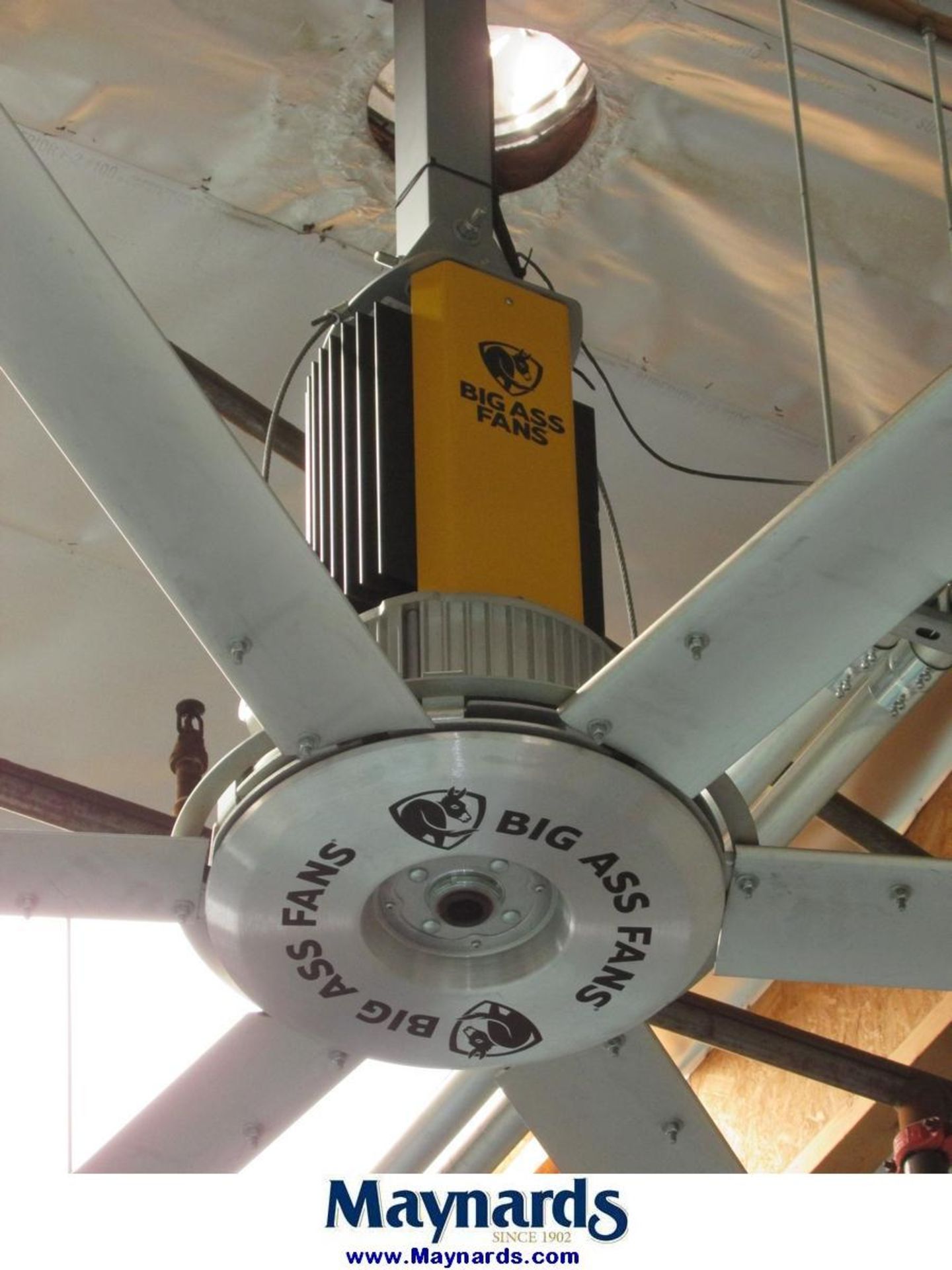 { Choice of lots: 314, 315 } Big Ass Fans 6-Blade Industrial Ceiling ...
