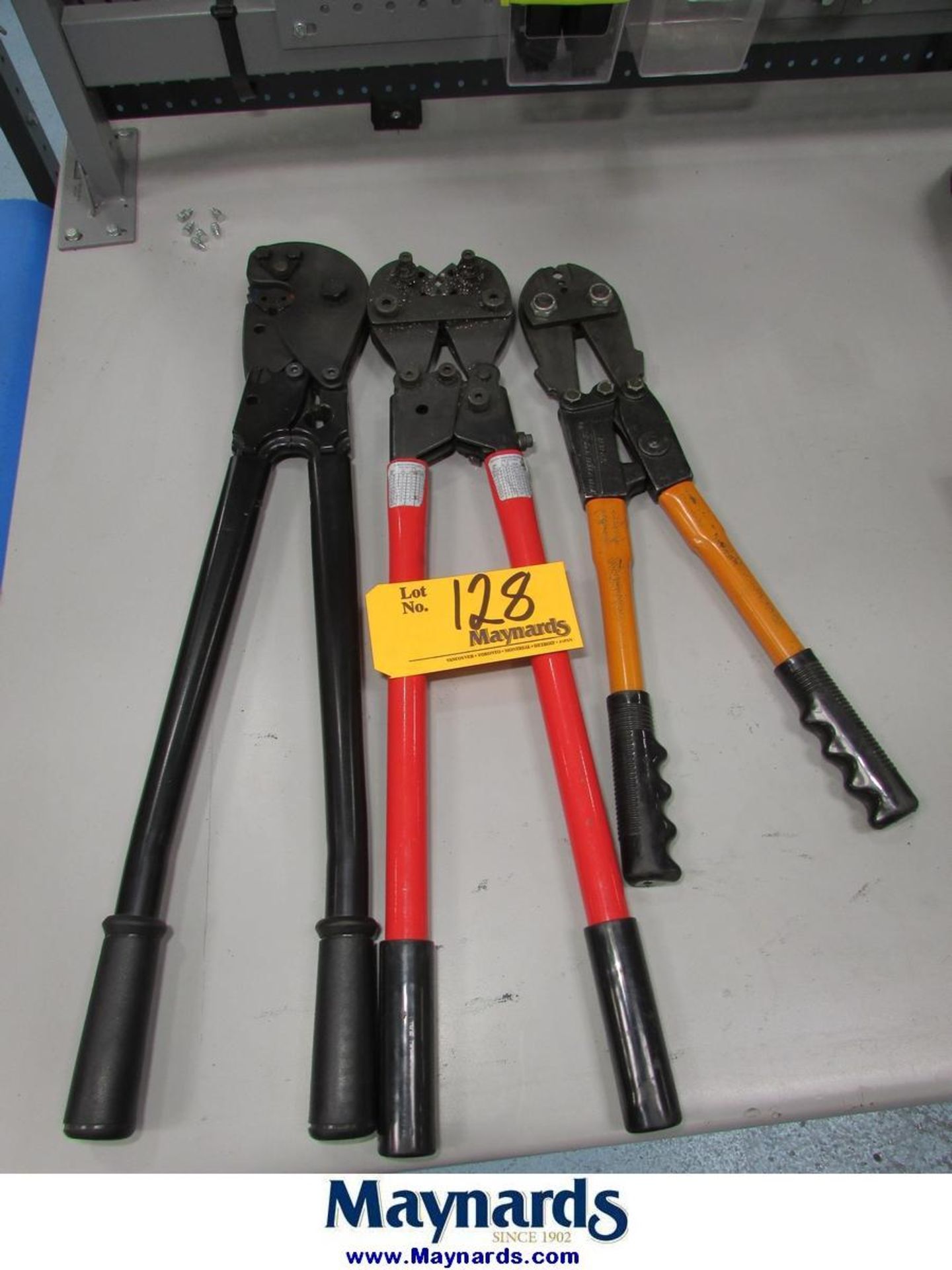 (3) Assorted Compression Tools Panduit CT-720, Nicopress Tool 64-CGMP ...