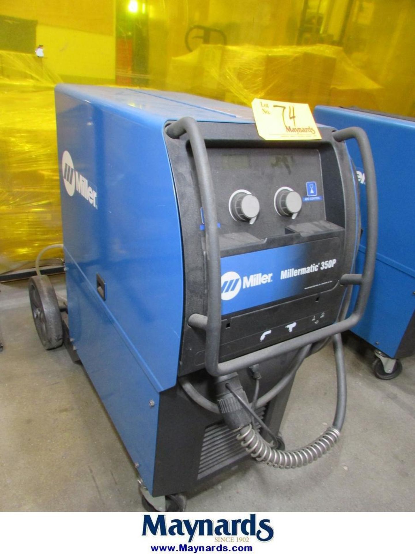 { Choice of lots: 74, 75, 76 } Miller Millermatic 350P MIG Wire Welder ...