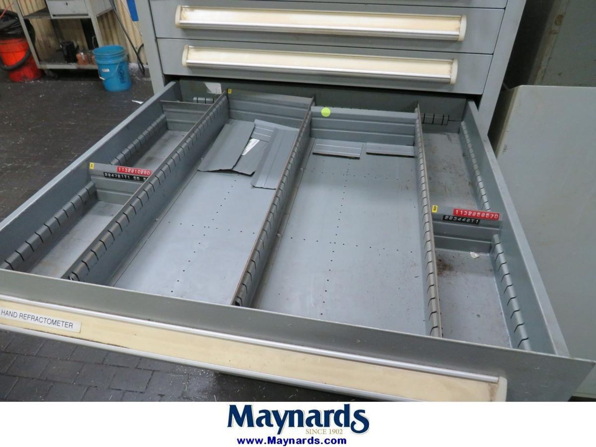 Stanley Vidmar 11-Drawer Parts Cabinet Size 30" W x 28" D x59" H [Loc ...