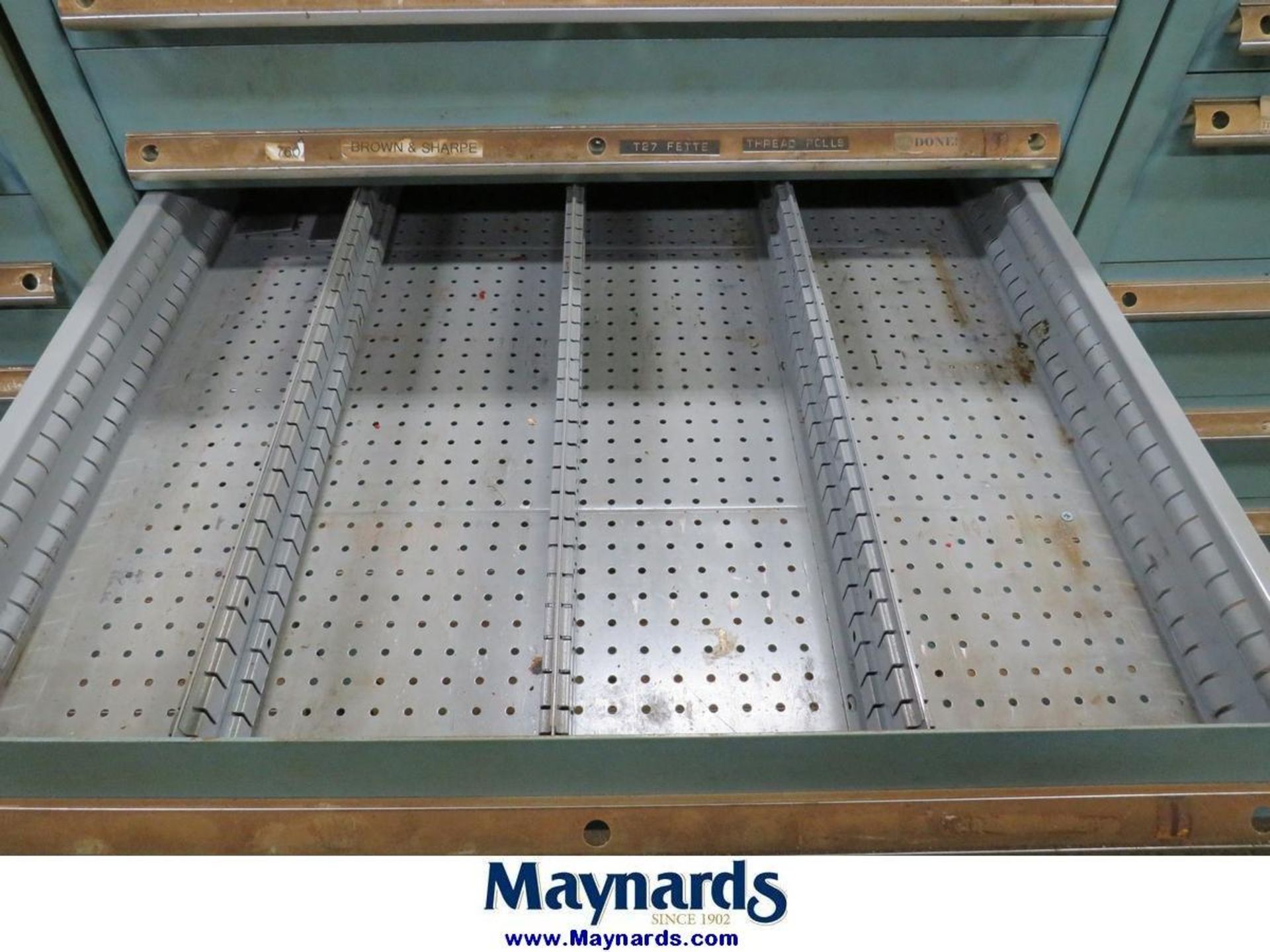 Stanley Vidmar 11-Drawer Parts Cabinet Size 28" W x 28" D x 55" H ...