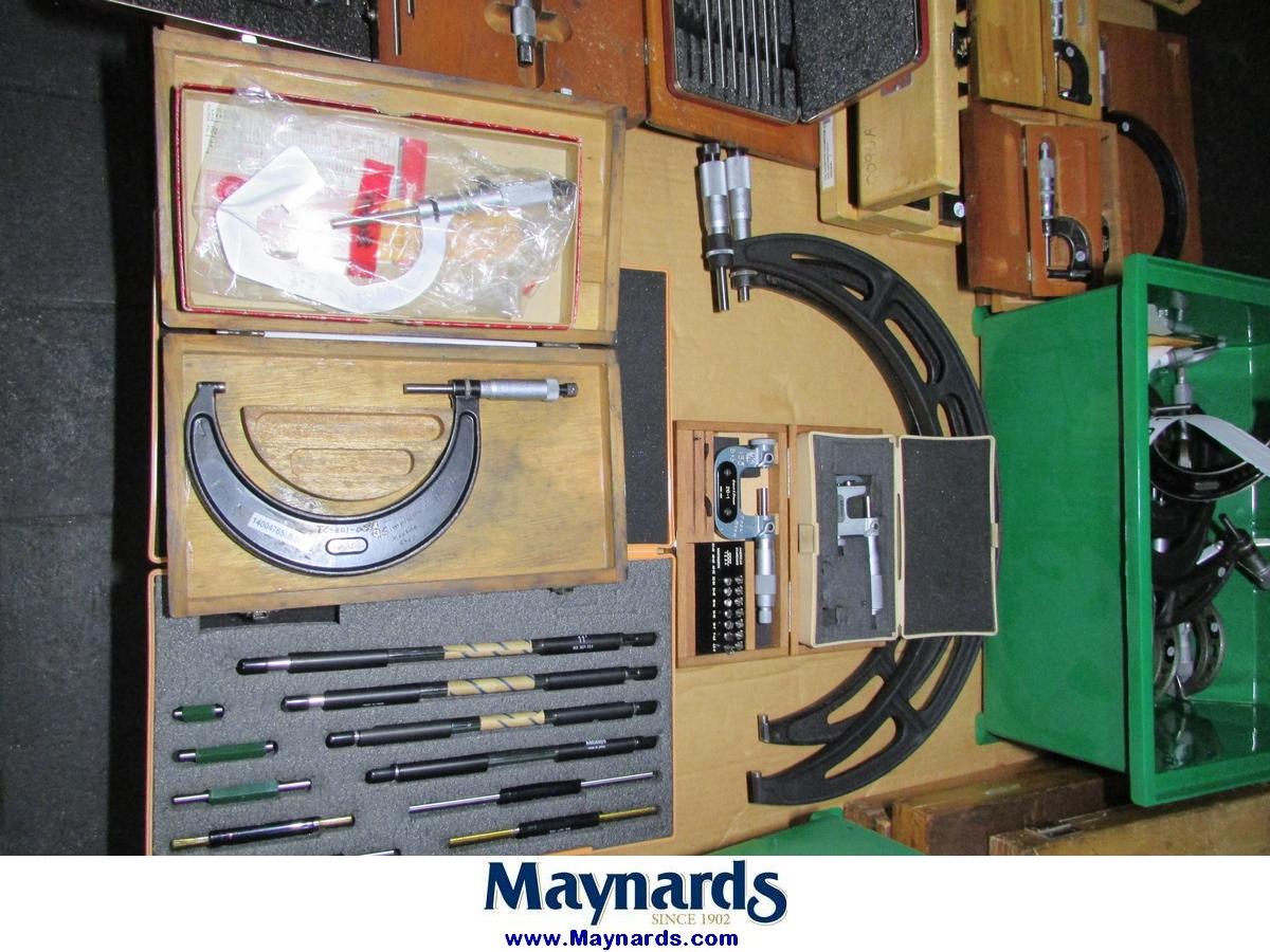 Pallet of Assorted QC Gages To Include OD, Depth, Hole Location, and ...