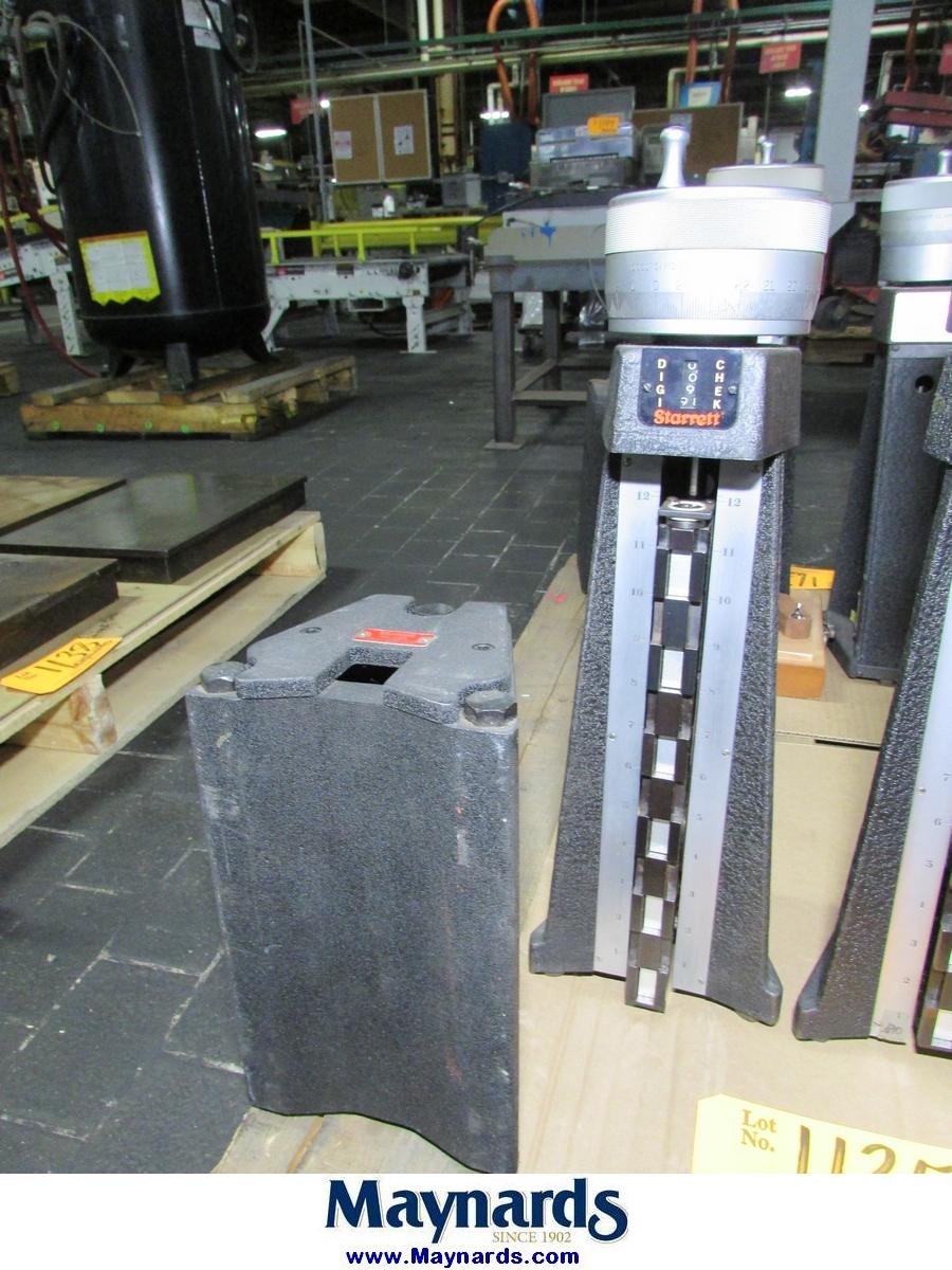 Starrett Cat. 258 (2) Digi-Check Height Masters with (2) Starrett No ...
