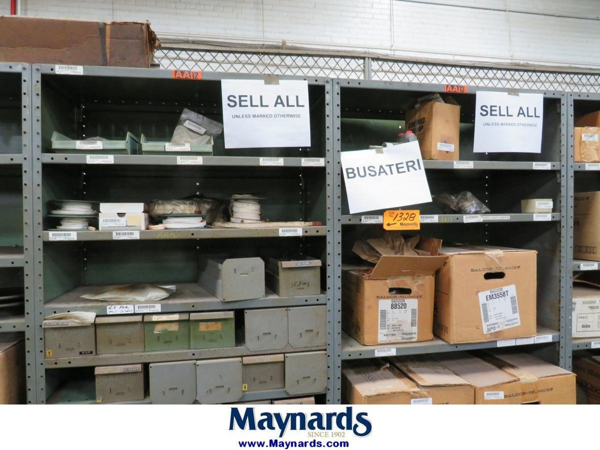 Lot of MRO Including Motors, Gear Boxes, Metering Units Located on (9 ...