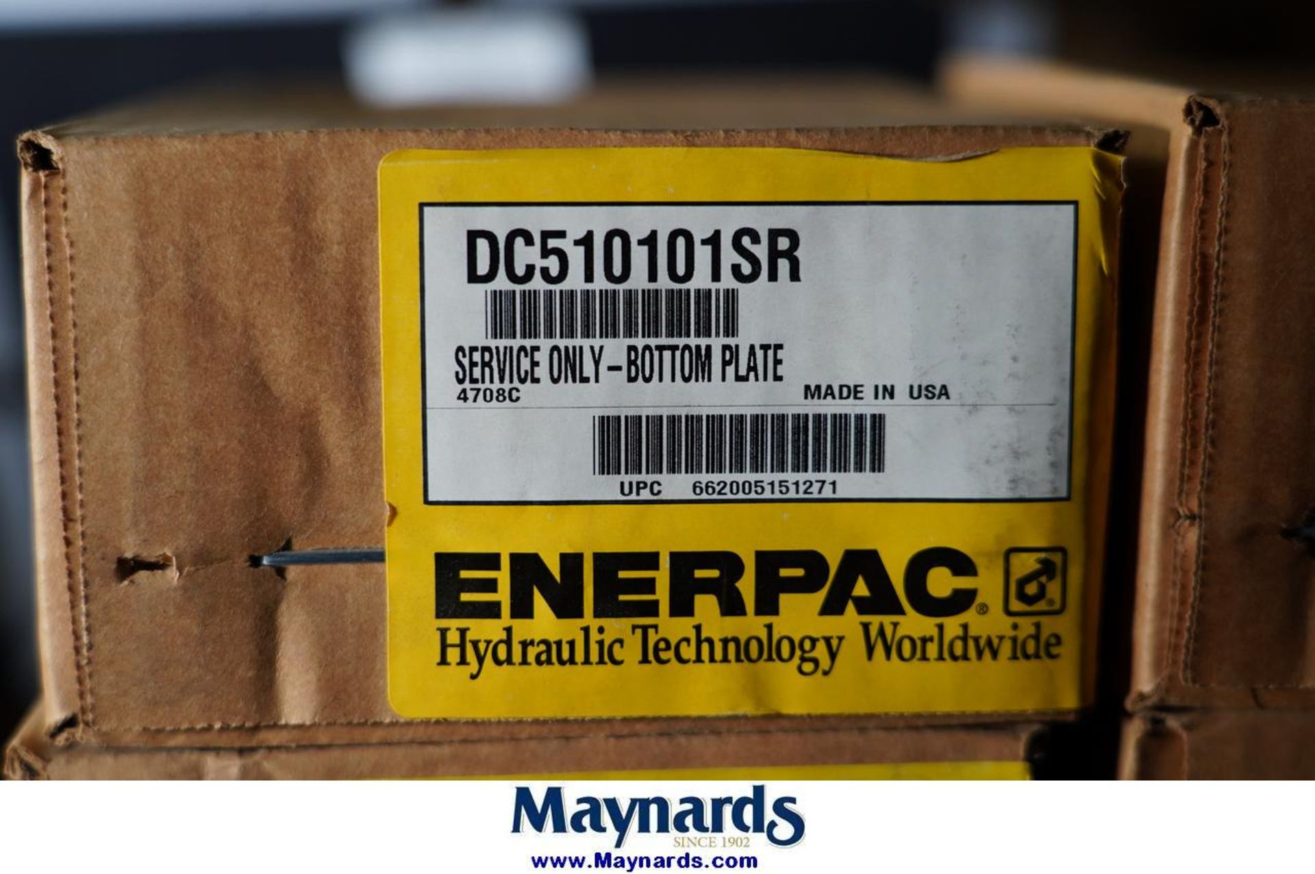 Enerpac DC510101SR (20) Bottom Plate Service Parts