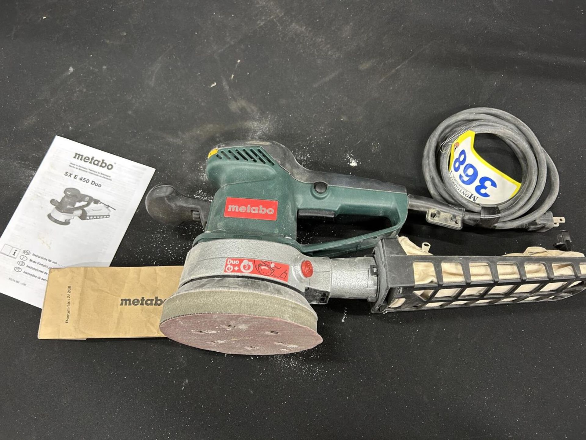 METABO SX E 450 DUO ORBITAL SANDER