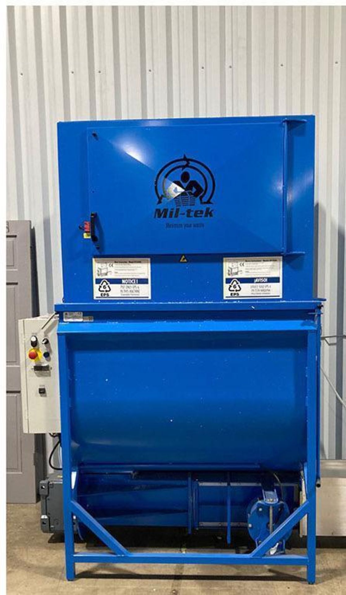 2019 Mil-Tek Styrofoam Densifier/ Compactor, Model EPS 2000 US1 ...