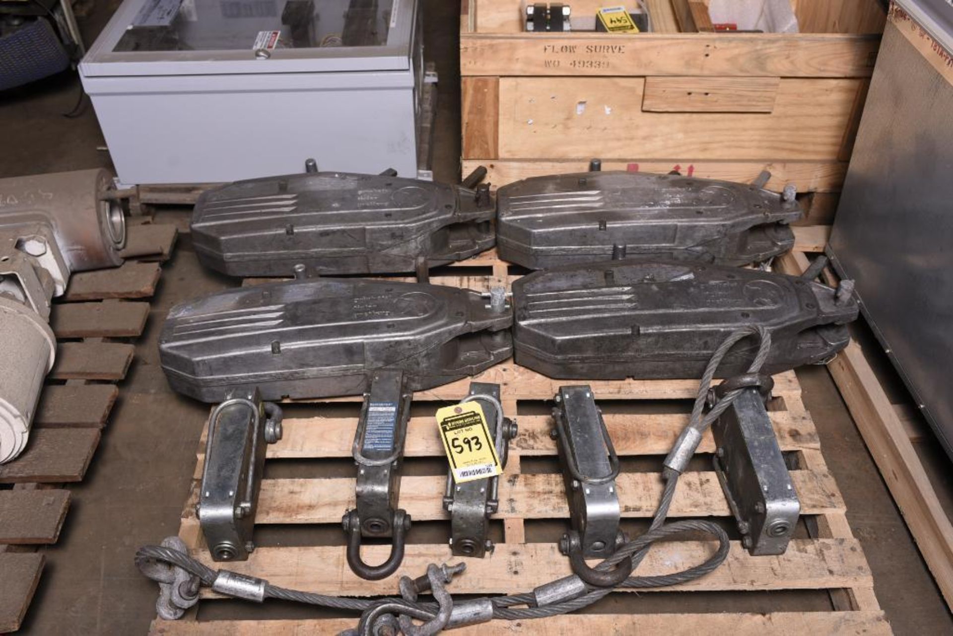 (4) Grip Hoists w/ Bloc Stops, 6,000 LB. Capacity, Griphoist TU-32, (5 ...