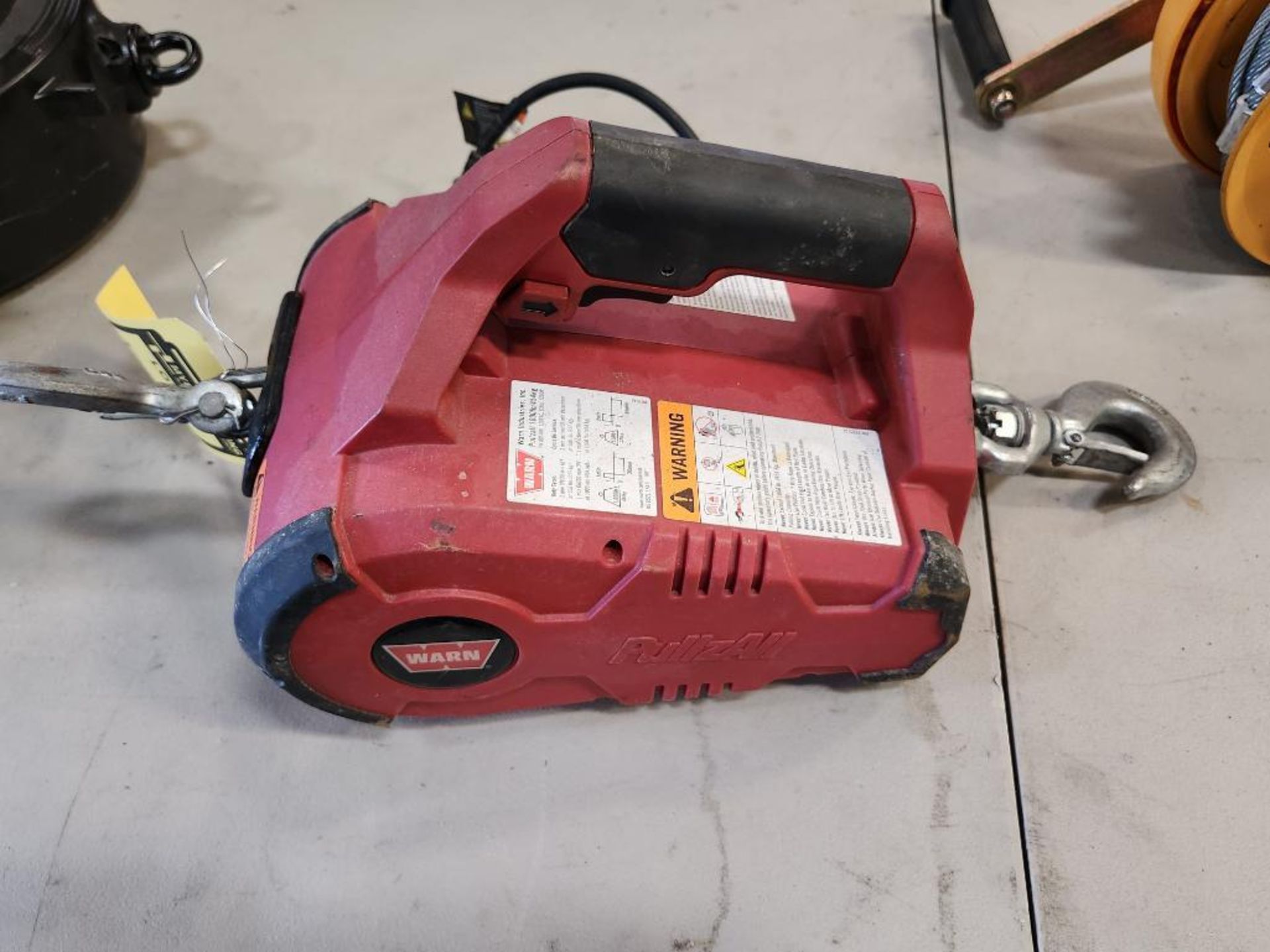 Warn PullzAll Portable Winch, 1,000 LB. Capacity, 120V, Model 885000
