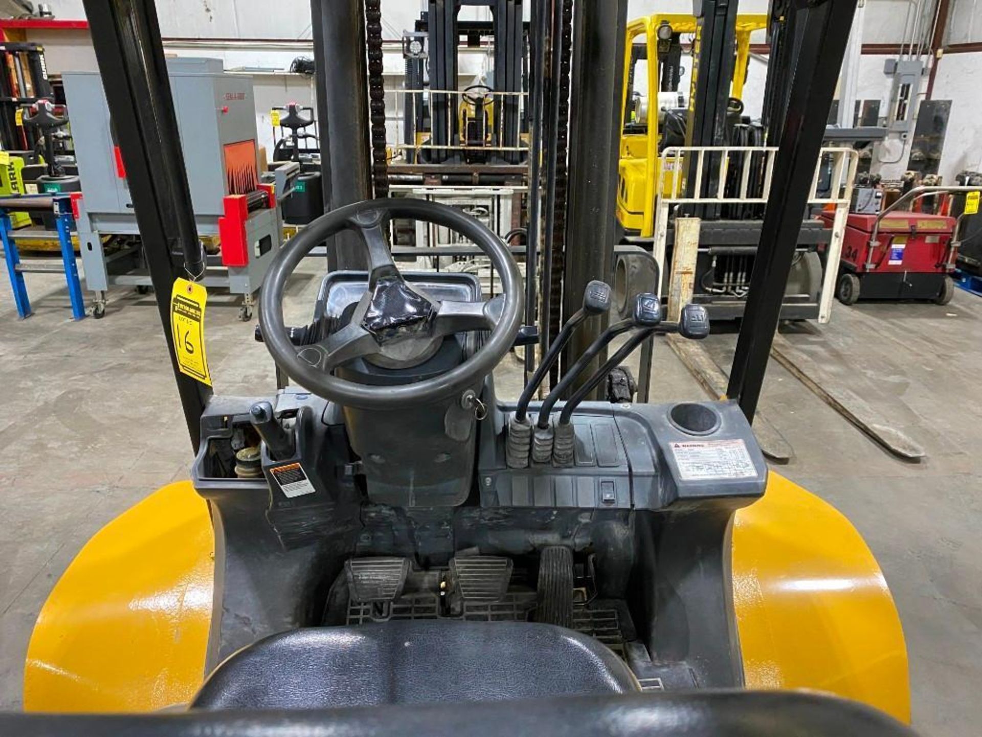 Caterpillar 6,000-LB. Forklift, Model P6000, S/N AT13F02965, LPG, Dual ...