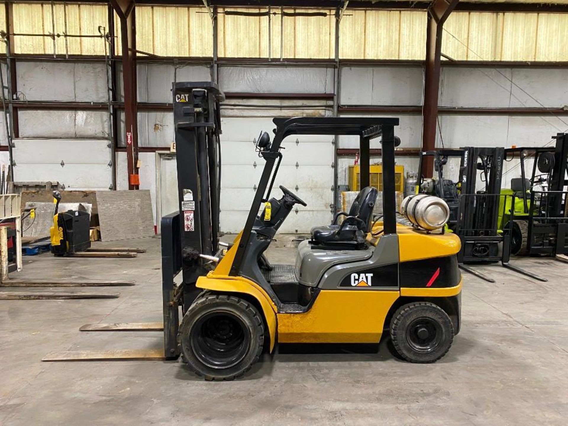 Caterpillar 6,000-LB. Forklift, Model P6000, S/N AT13F02965, LPG, Dual ...