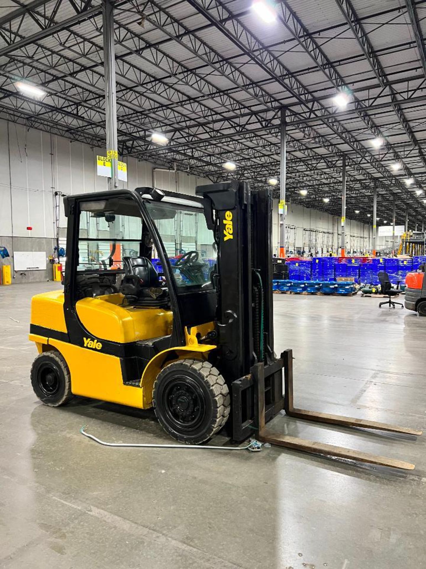 2014 Yale 8,000-LB. Capacity Forklift, Model GLP080VX, S/N J813V02781M ...
