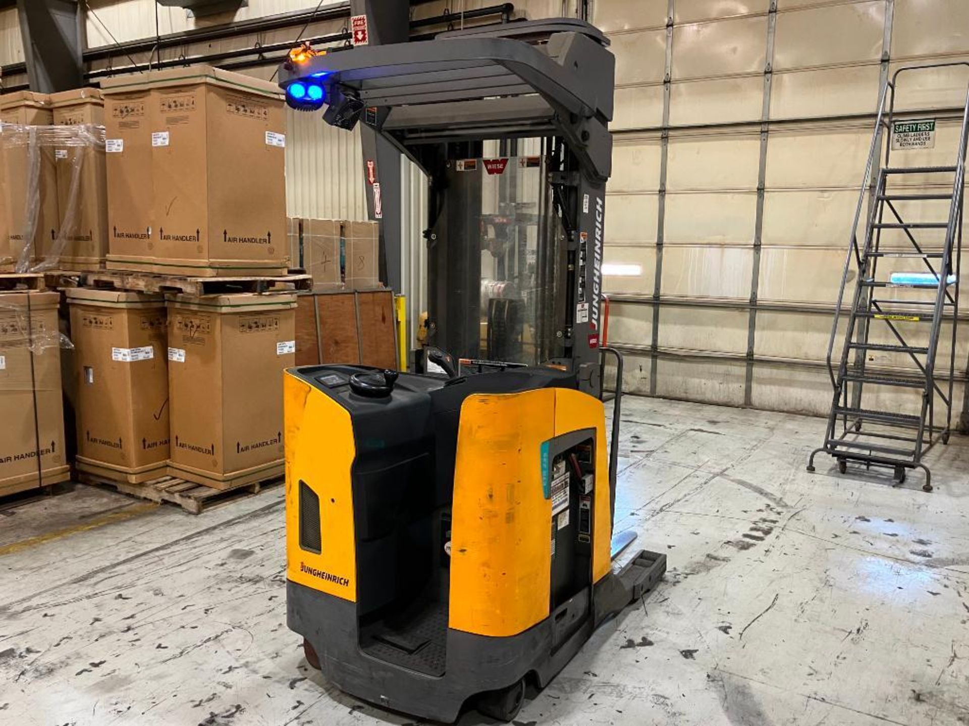 Jungheinrich Electric Standup Reach Truck, Model ETR235, 3,500 LB ...