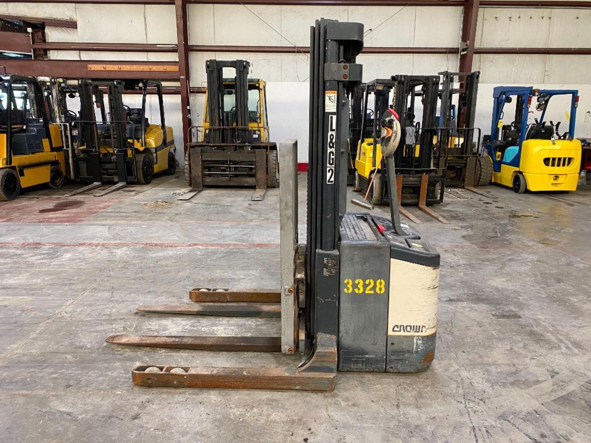 Crown 3,600-LB. Capacity Walk Behind Forklift, Model WS2300, S/N ...