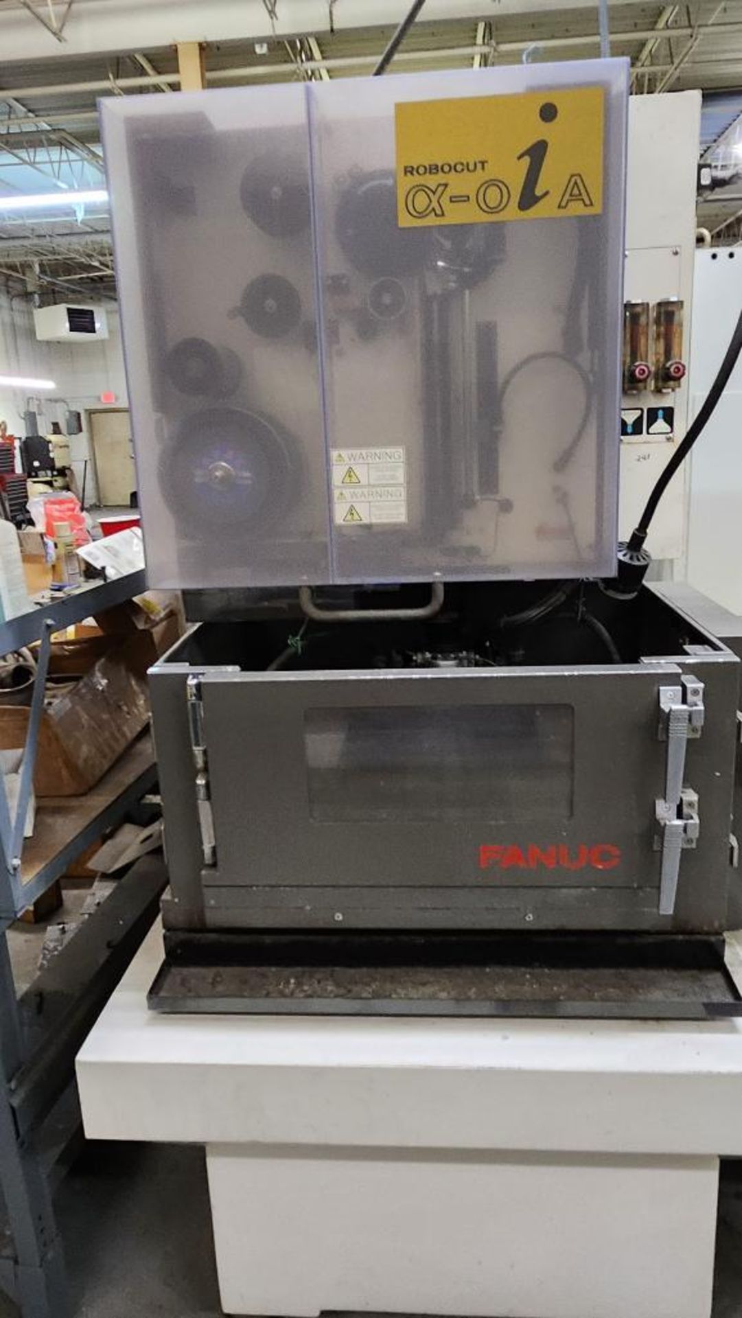 Fanuc Robocut A-0IA Wire EDM Machine, Fanuc Series 18I-W Control, 21" X ...