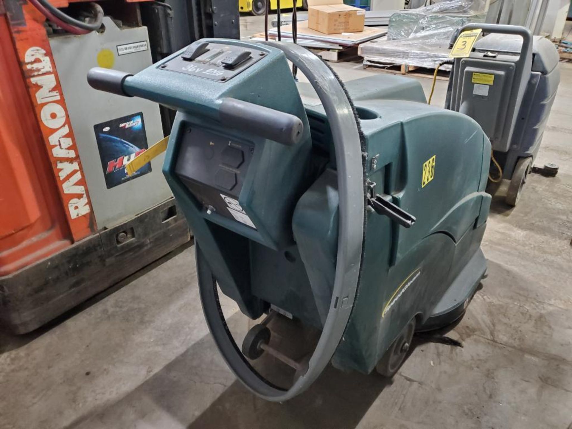 (2) Nobles SpeedGleam Walk-Behind Floor Scrubbers, 36V, Model 612963