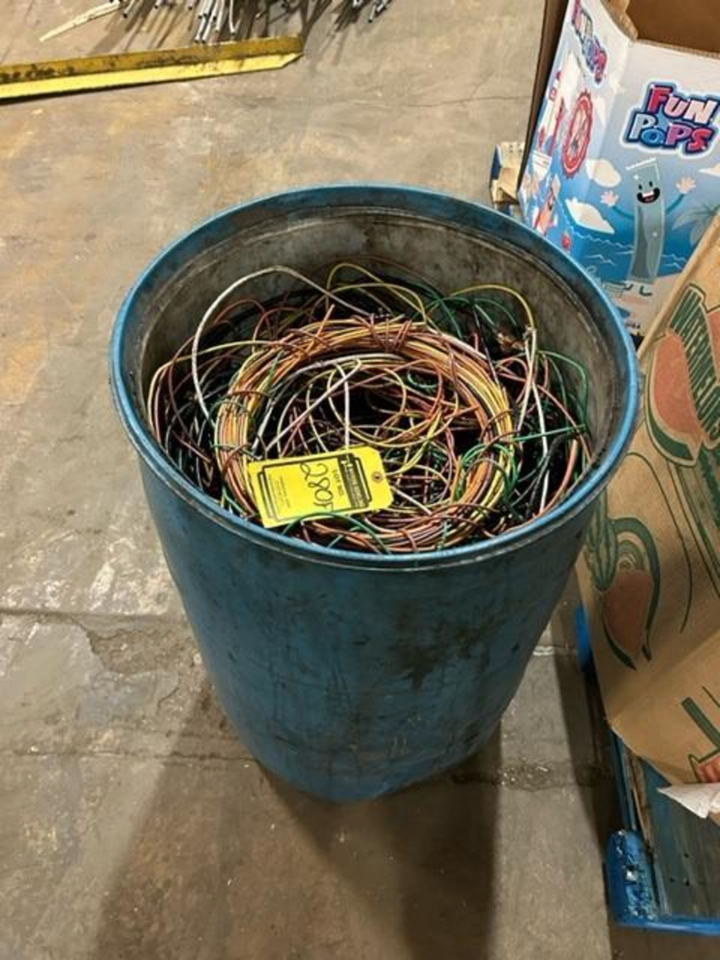 Large Lot of Copper Wire, (2) Gaylords & (1) Barrel ($100 Loading Fee ...
