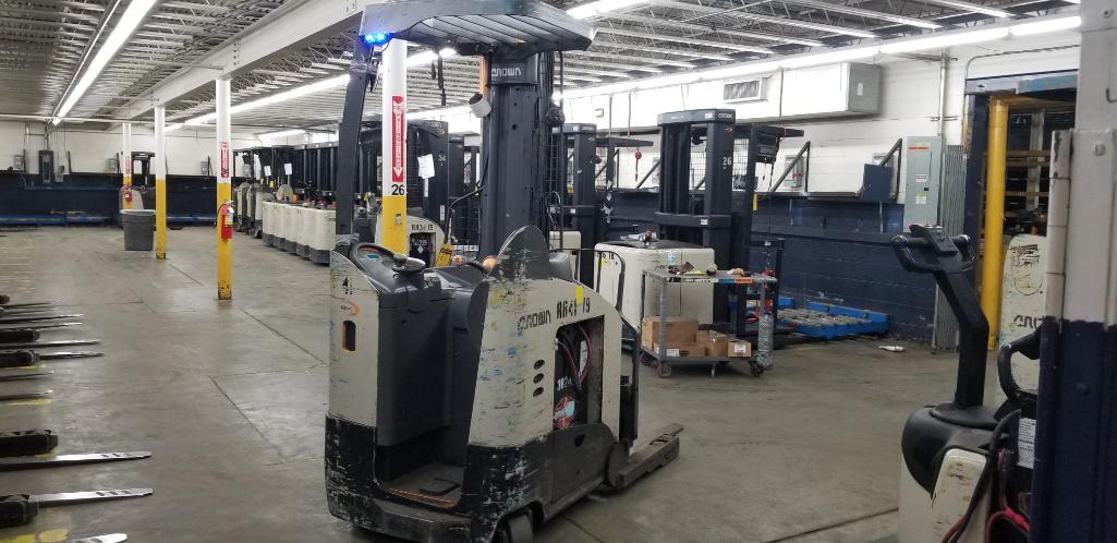 { Choice of lots: 83 } 2019 Crown RM 6000 Series Electric Reach Truck ...