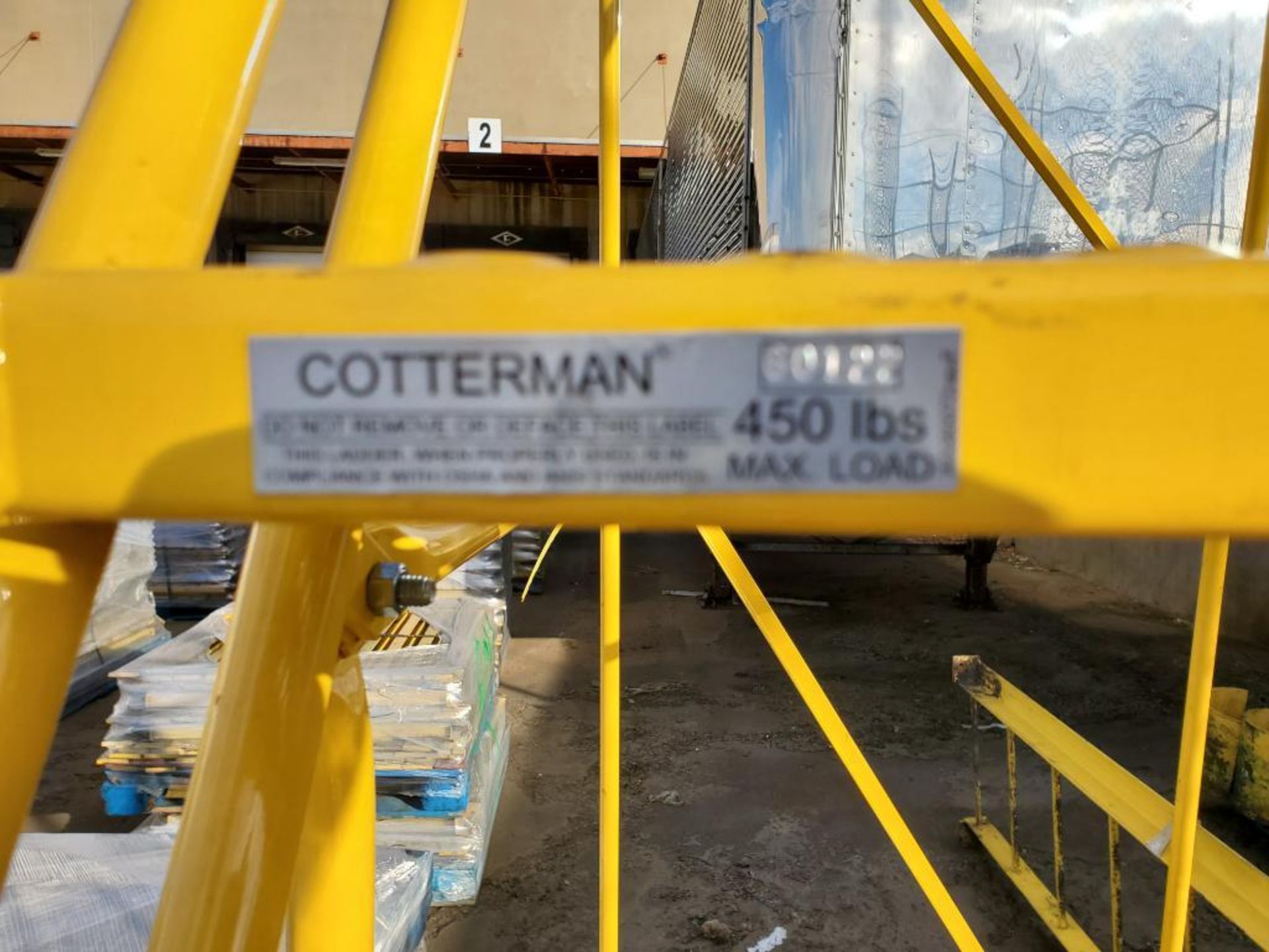 Cotterman Steel Rolling Shop Ladder ($50 Loading Fee Will be Added to ...