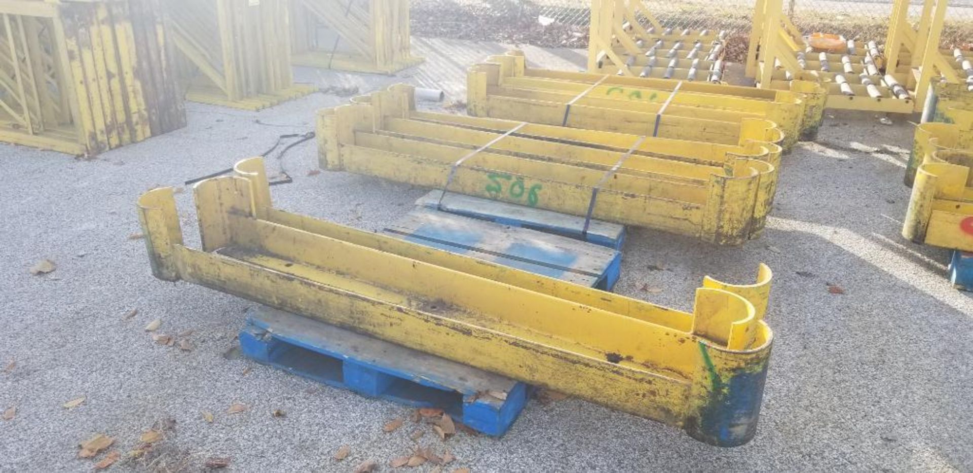 { Group of lots: 505A, 506, 507 } (6) Skids of (37) Double End Leg ...
