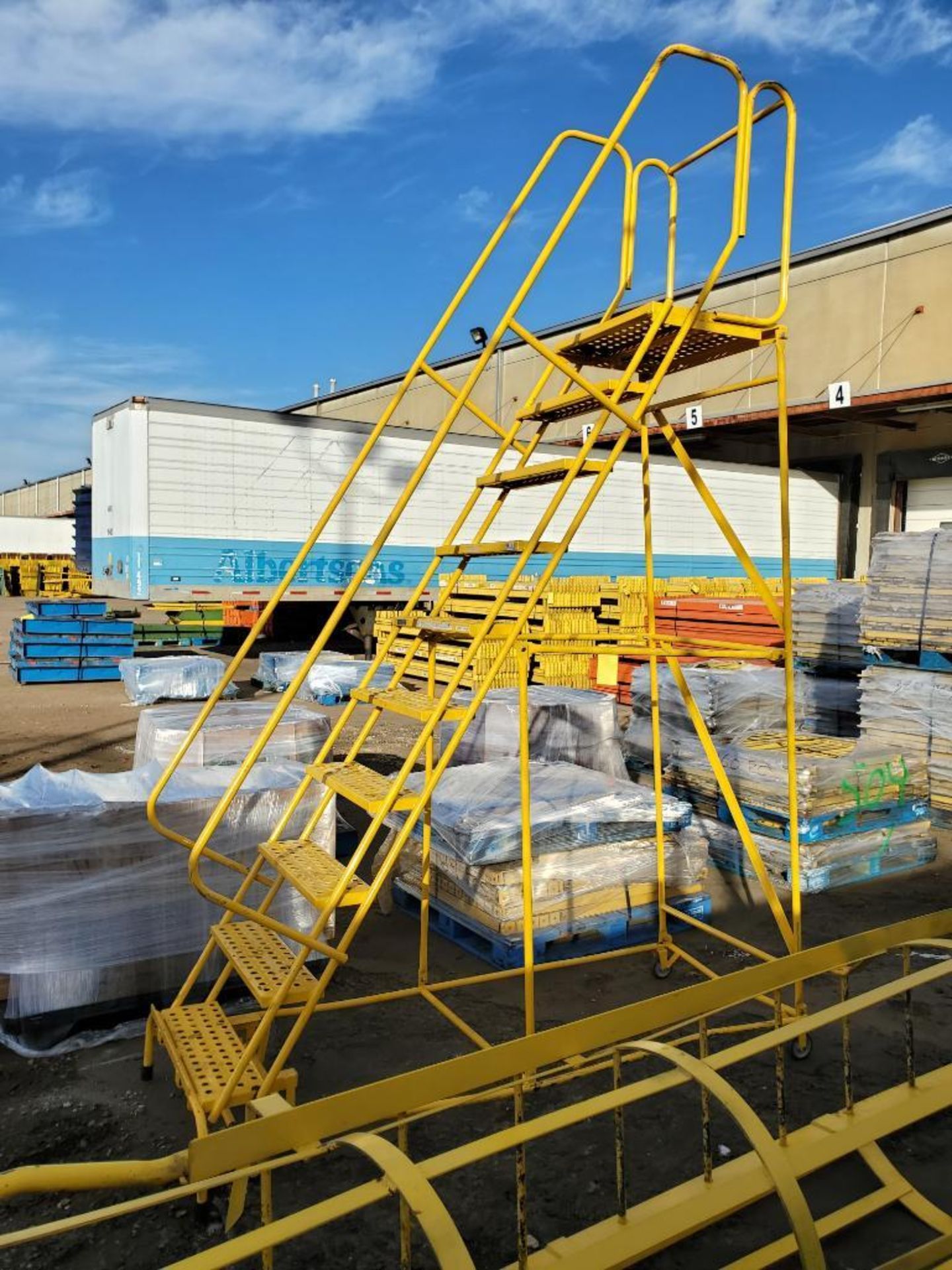 Cotterman Steel Rolling Shop Ladder ($50 Loading Fee Will be Added to ...
