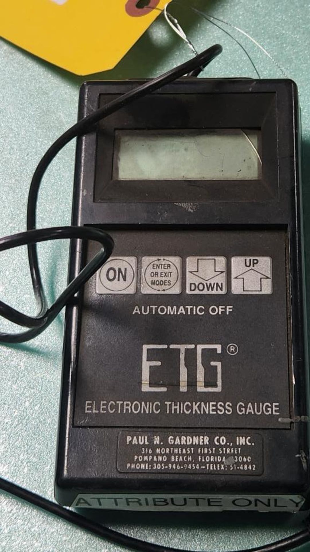 { Group of lots: 296, 297, 298, 299 } Paul N Gardner Co. ETG Electronic ...