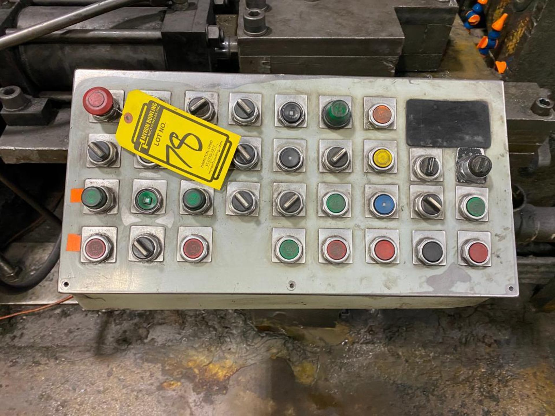 { Group of lots: 78, 78A } AETNA STANDARD DRAW BENCH, HYDRAULIC THREE ...