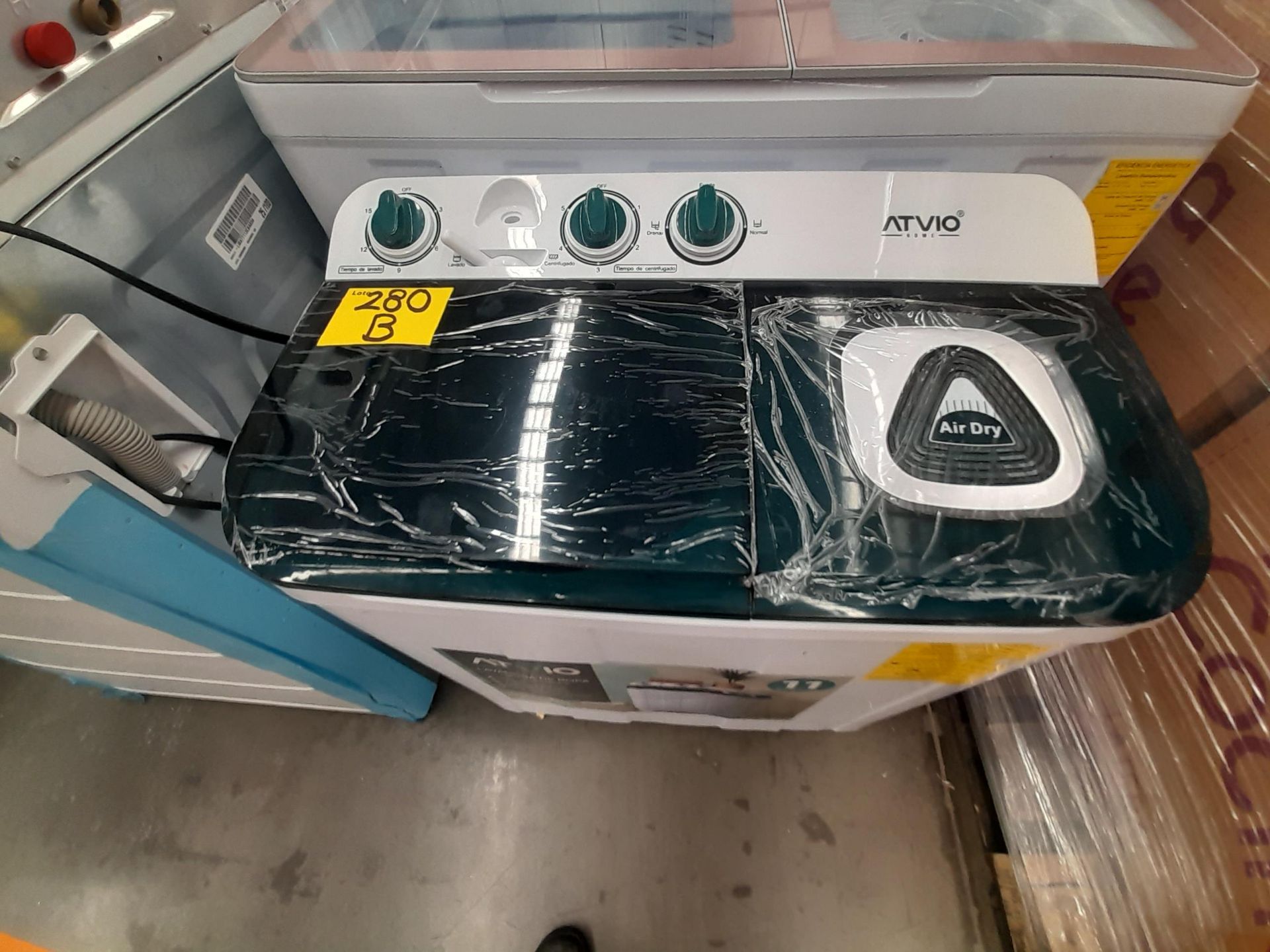 Lote de 4 Lavadoras contiene: 1 Lavadora de 18 KG Marca ATVIO, Modelo ...