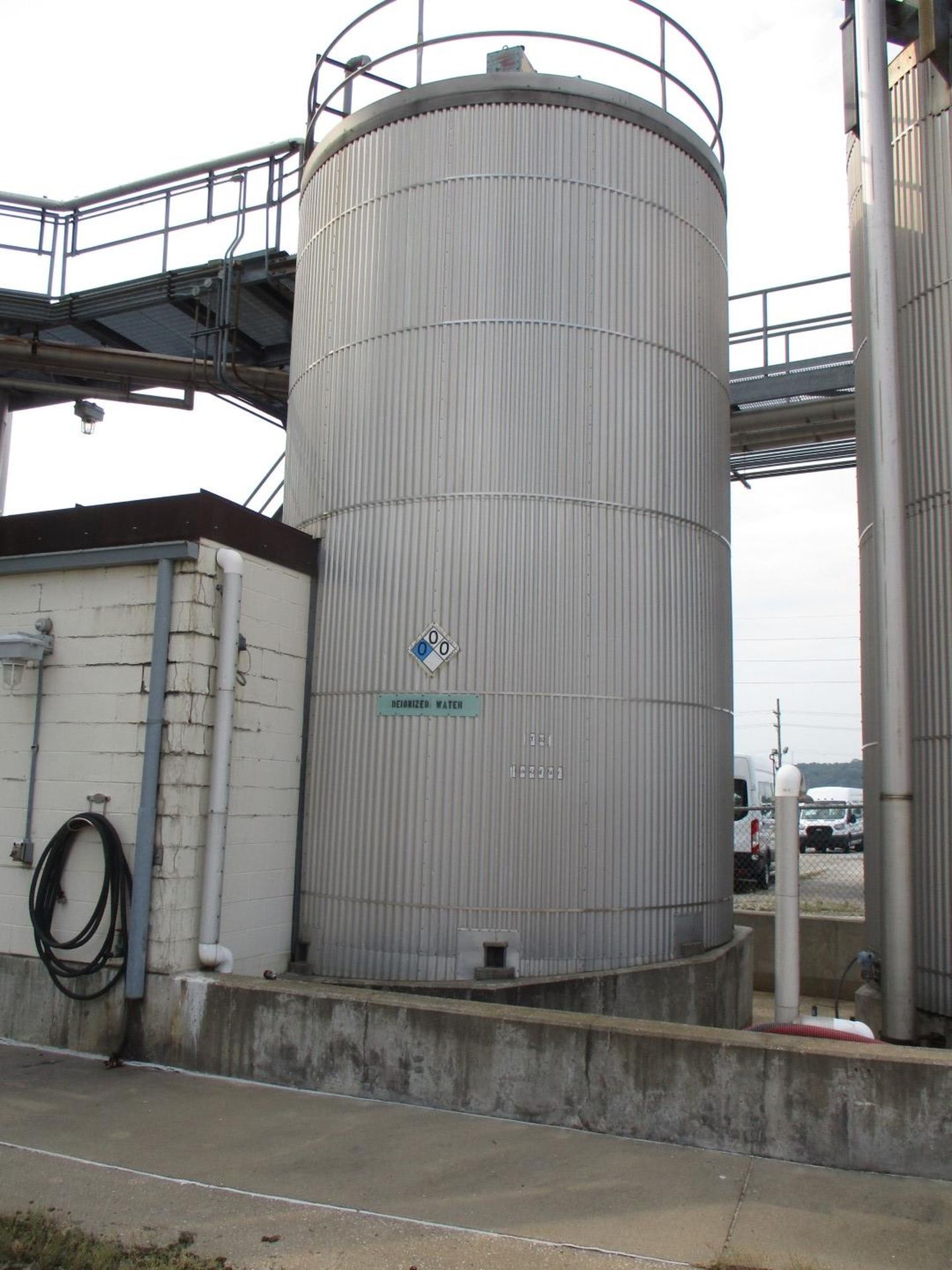 21000 Gallon Mueller Mixing Tank, 316L Stainless Steel Construction ...