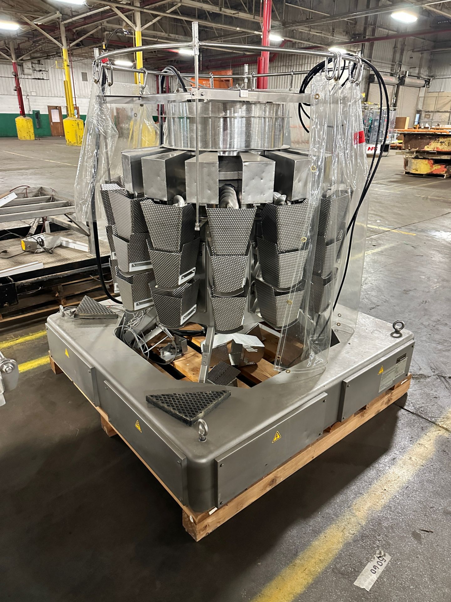 2016 Ishida 14-Head Multihead Weigher / Scale Dimple Bucket, Screw Feed ...