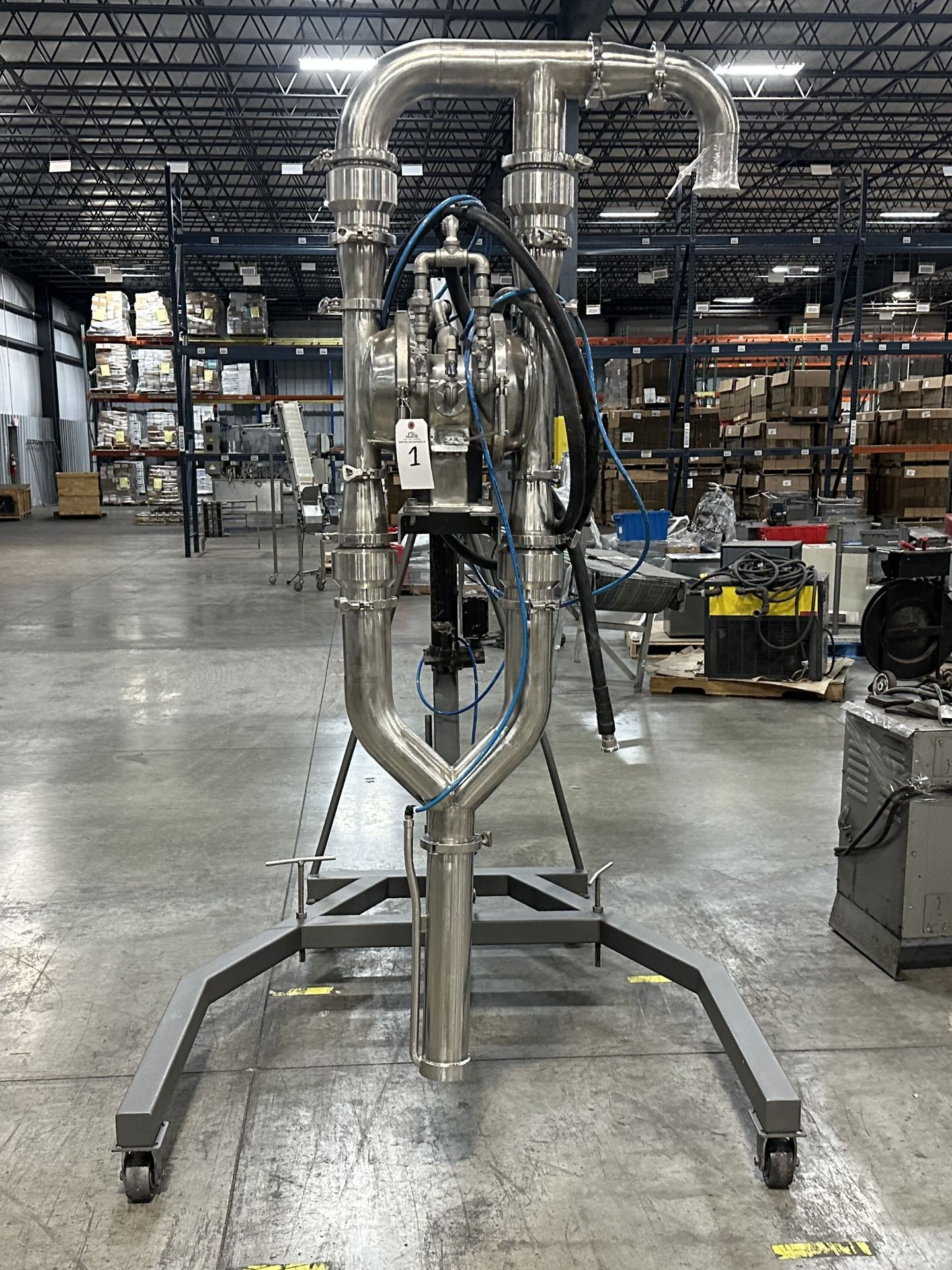 Murzan DUS Stainless Steel Diaphragm Pump Drum Unloading System, S/N ...