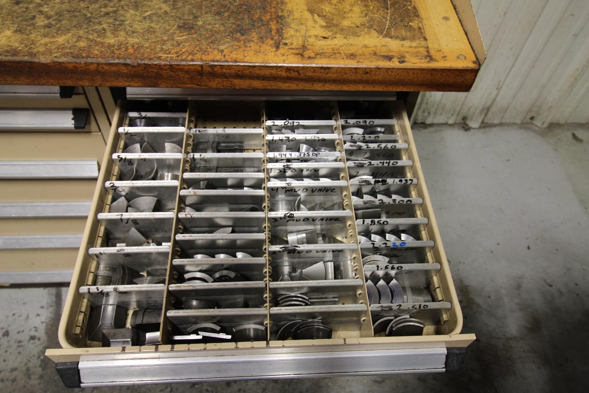 BOTT/ KENNEDY WORKSTATION CONSISTING OF: (3) 6-drawer cabinets, 24" x ...