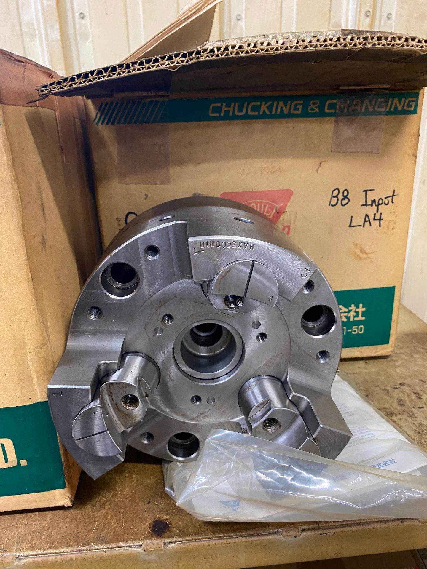 LOT CONSISTING OF: (20) Teikoku chucks, chuck actuators & Kitagawa chucks