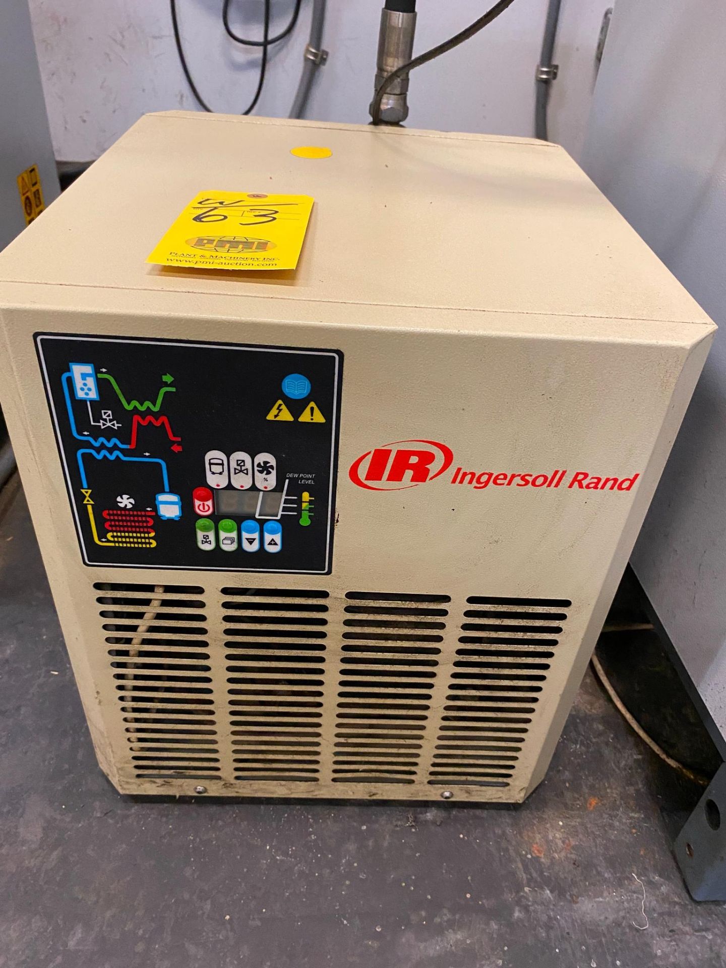 ROTARY SCREW AIR COMPRESSOR, ATLAS COPCO MDL. GA7- FF, new 2005, 10 HP ...