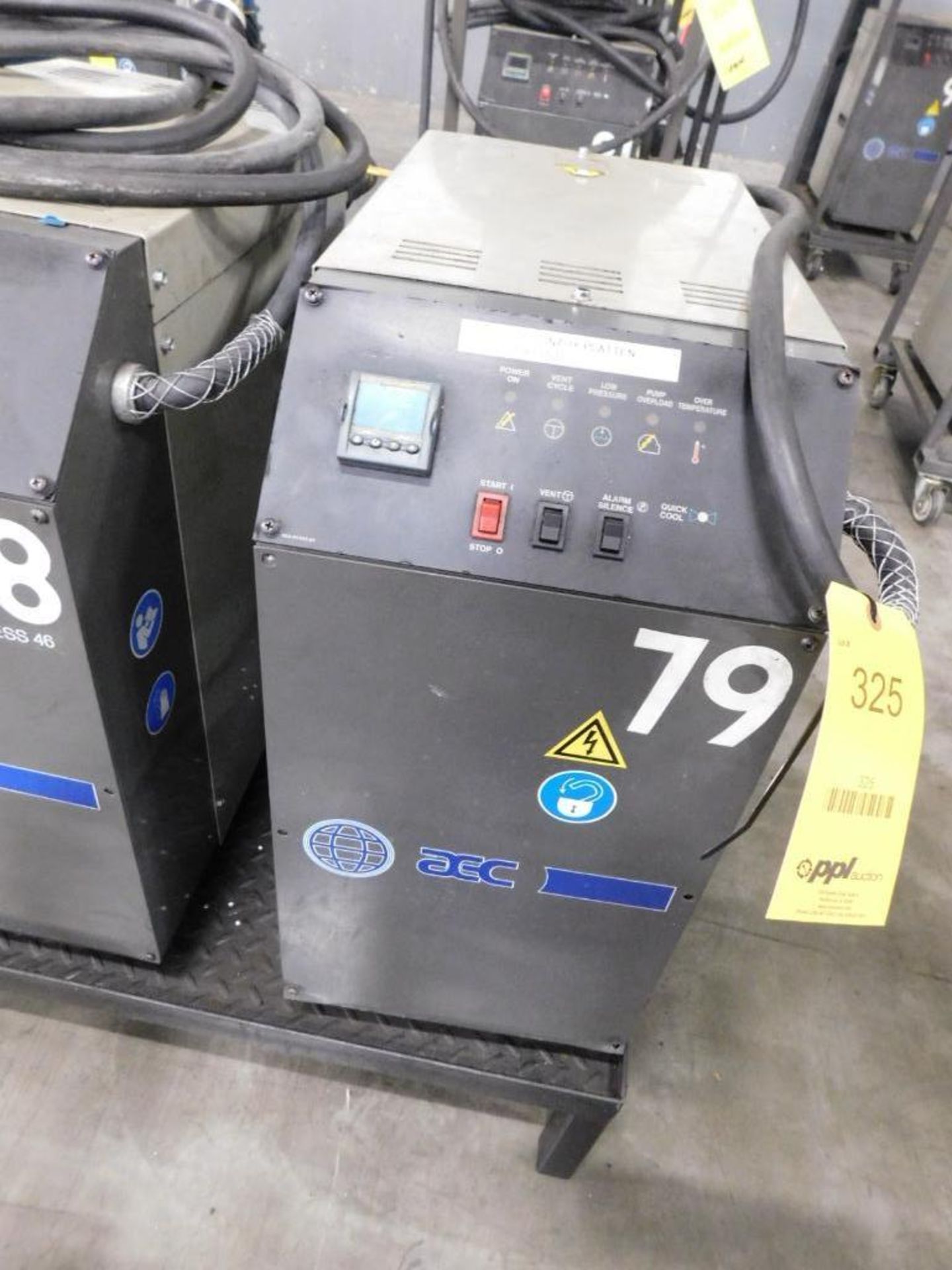 LOT: (2) AEC ECU-200 Thermolators on Metal Stand, S/N's 47J1217 & 47J1216