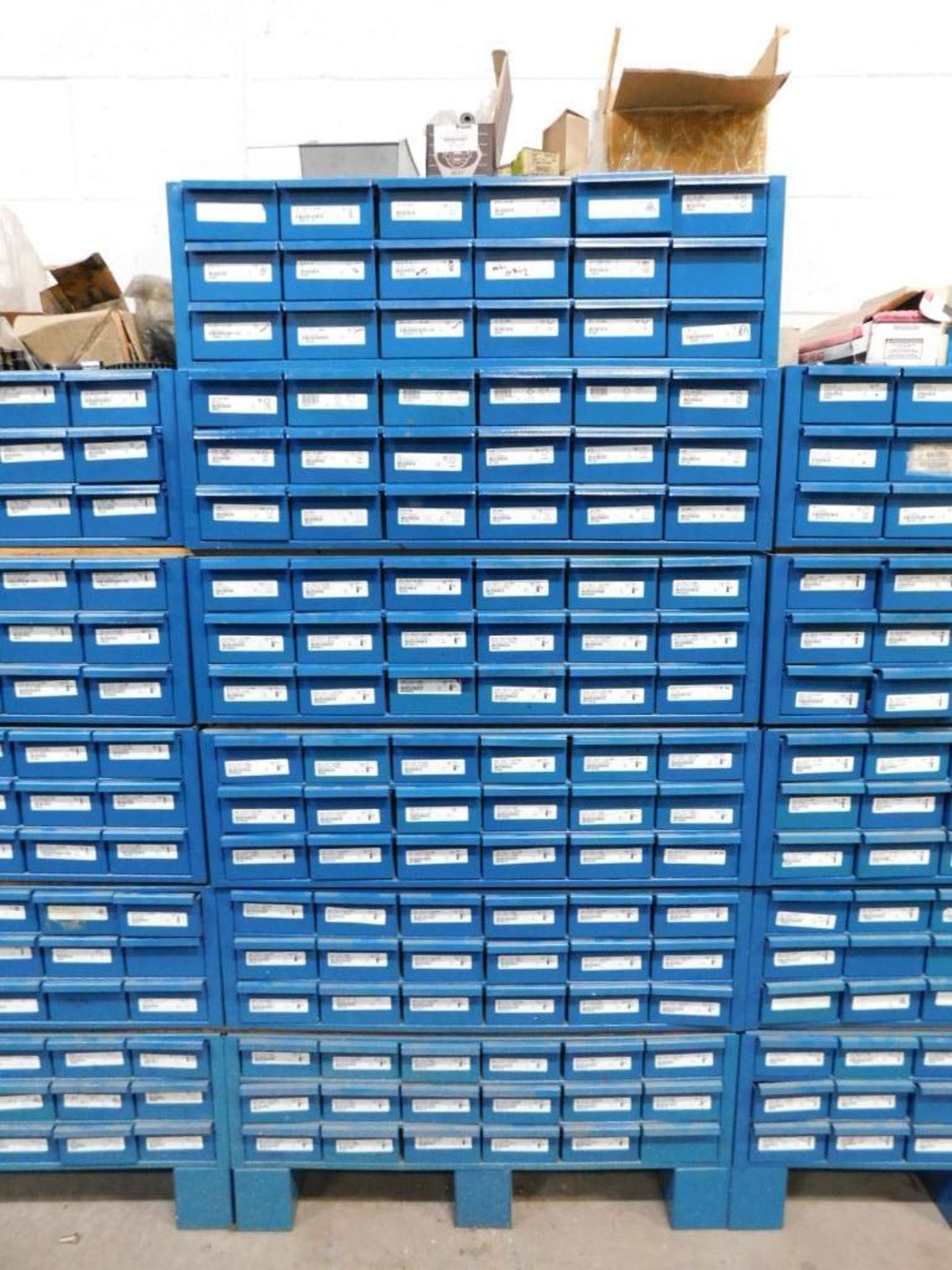 LOT: (3) Drawer Parts Organizers, (2) Drawer Organizers w/Large ...