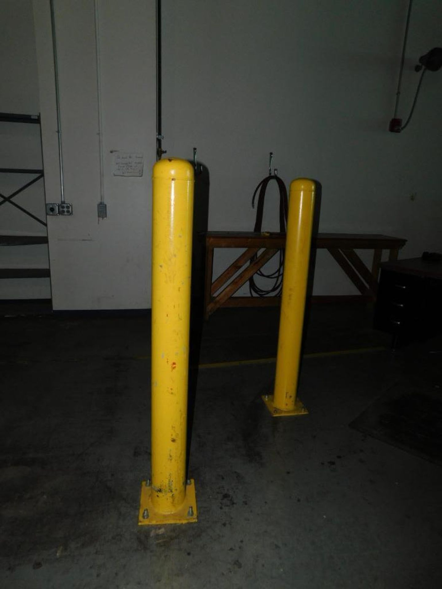 LOT: Yellow Guard Rails in Mail Room (NOT INCLUDING GUARD RAIL IN FRONT ...