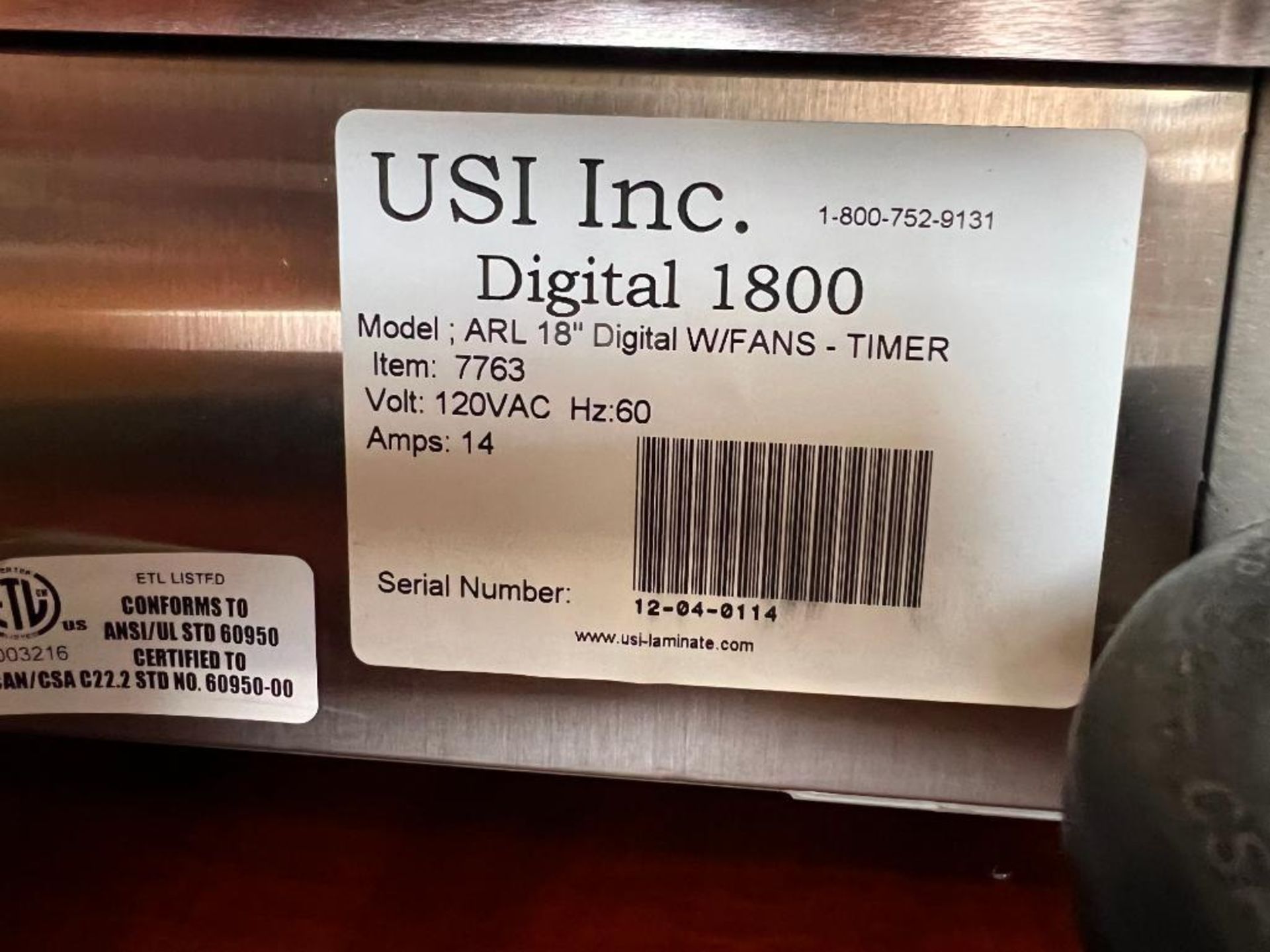 USI ARL 1800 Laminator