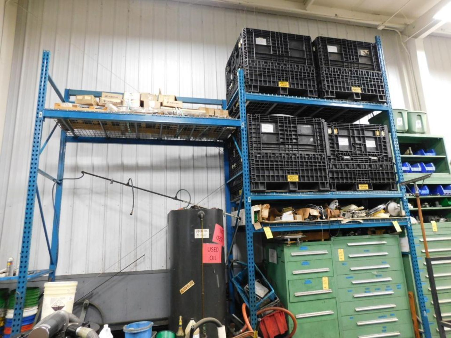 LOT: (3) Sections 16' x 8' x 42" Tear Drop Pallet Racking (DELAYED REMOVAL, CONTACT SITE MANAGER)