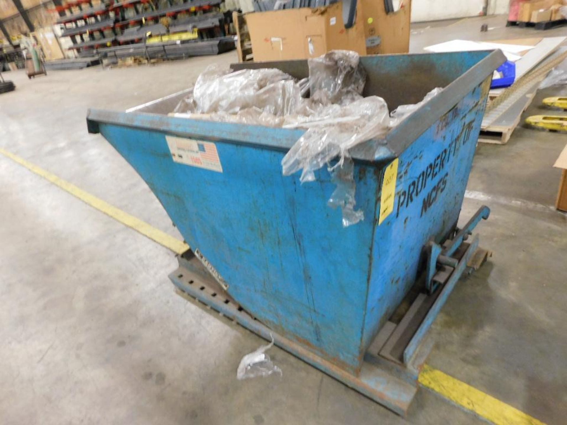 1 yd. Self Dumping Scrap Hopper (LOCATION: 1350 SANDERS AVE. SW ...