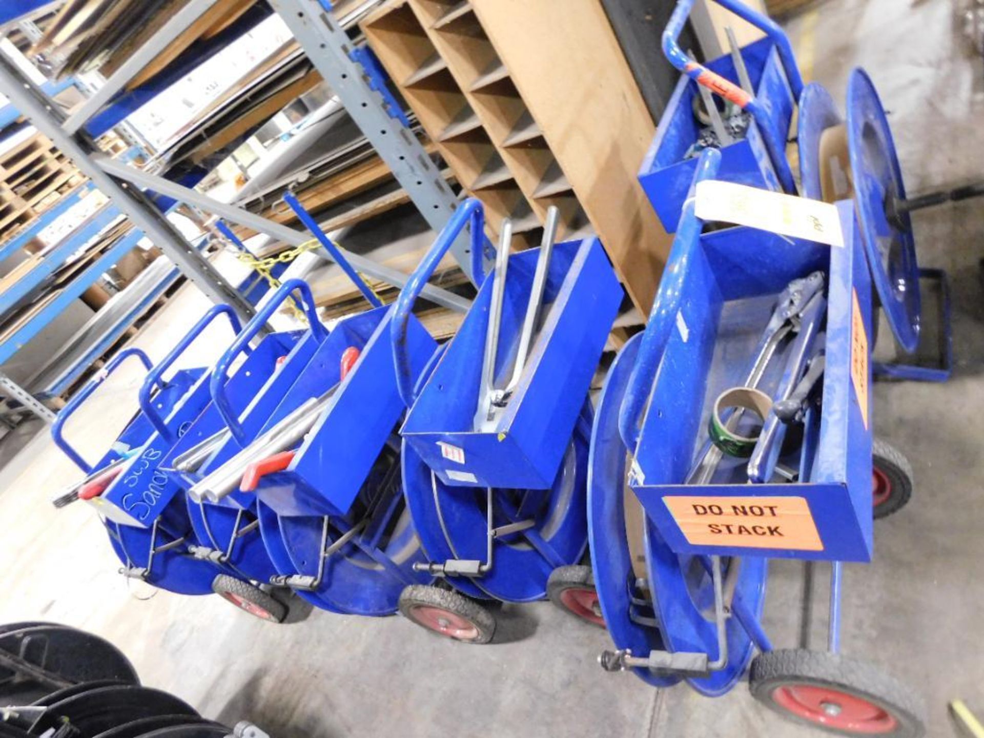 LOT: (5) Plastic Banding Carts w/Tools (LOCATION: 1369 SANDERS AVE. SW ...