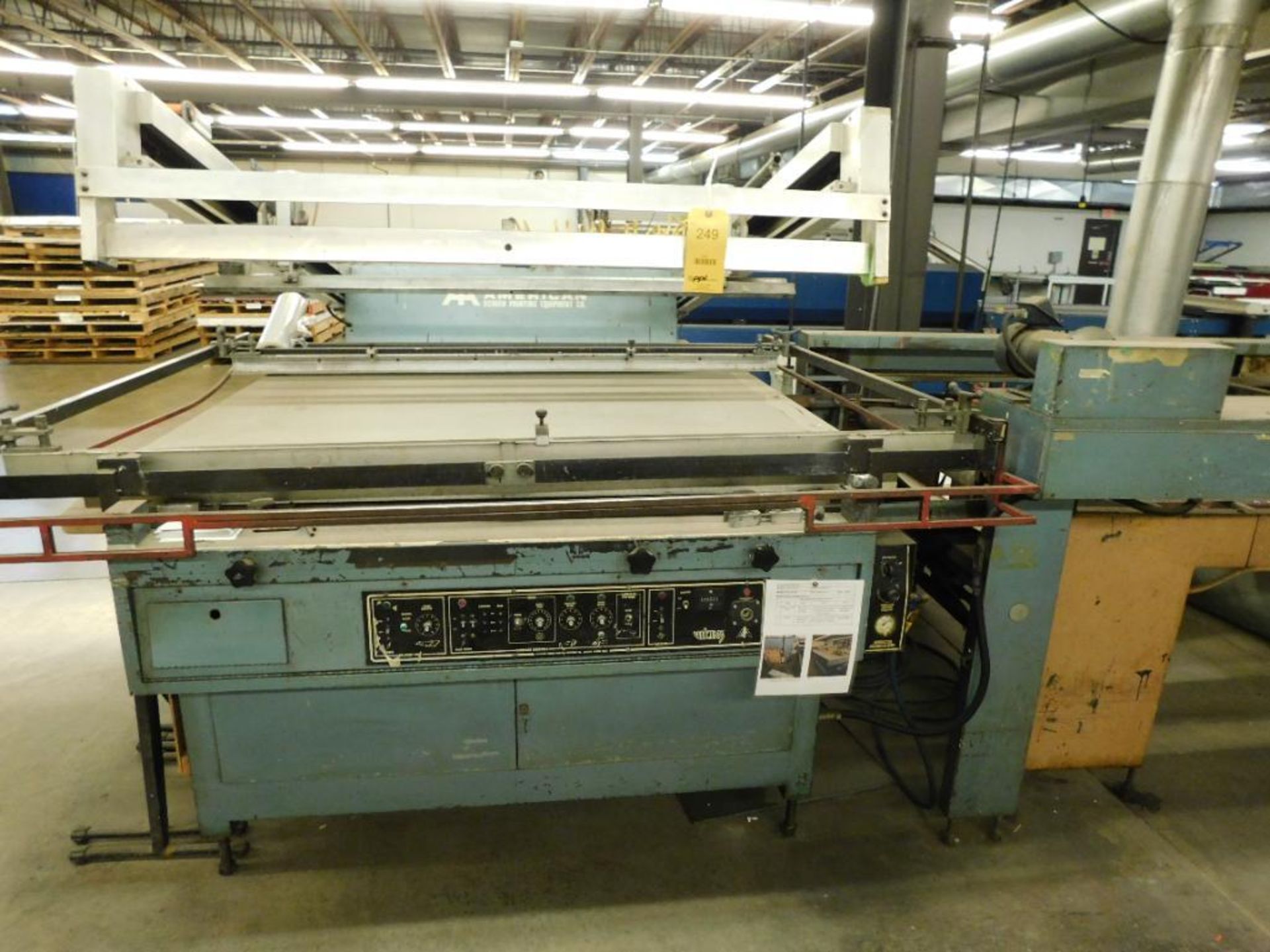 American Screen Printing Viking Screen Printer w/Conveyor & Vitran UV ...