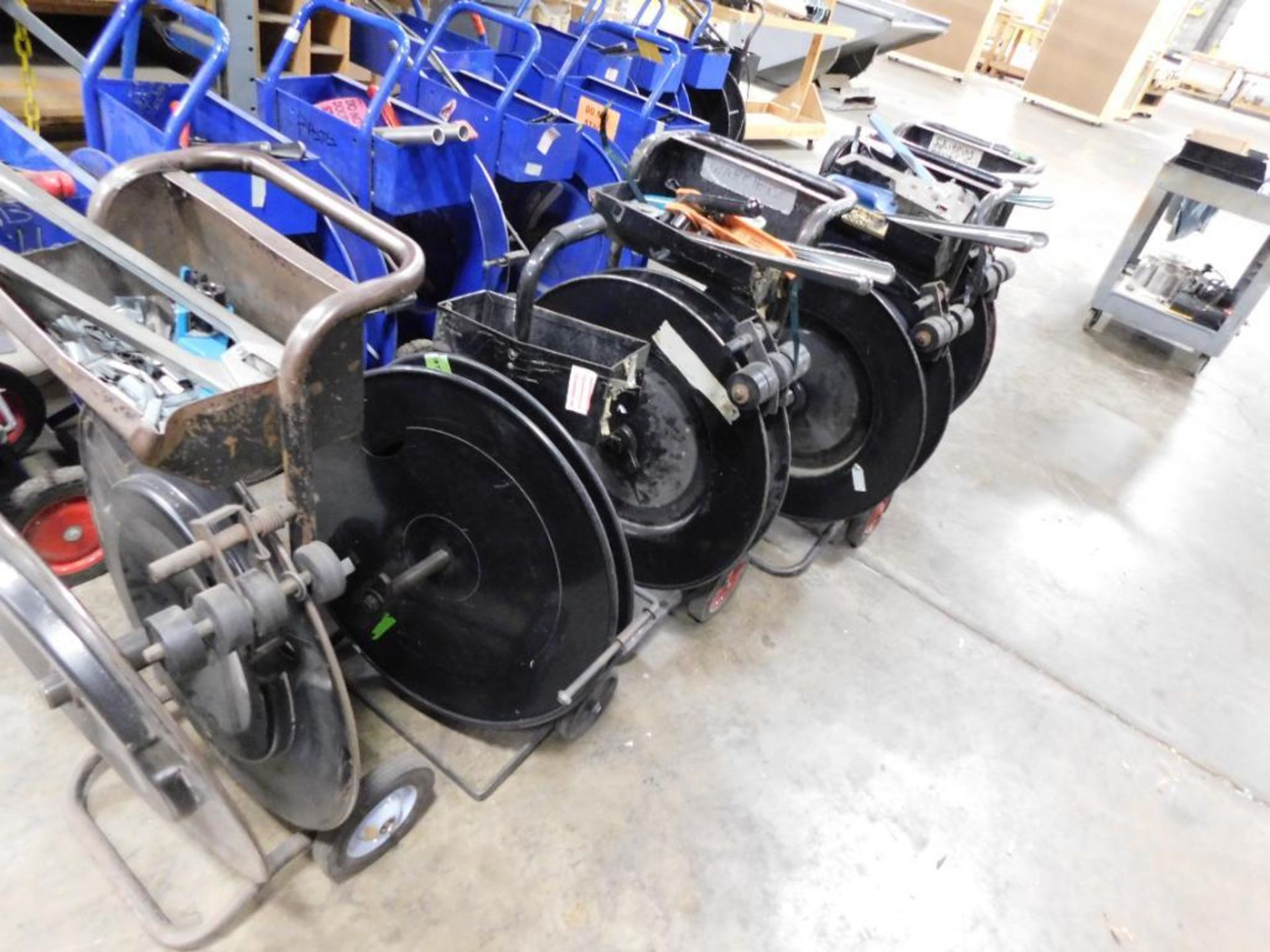 LOT: (5) Plastic Banding Carts w/Tools (LOCATION: 1369 SANDERS AVE. SW ...