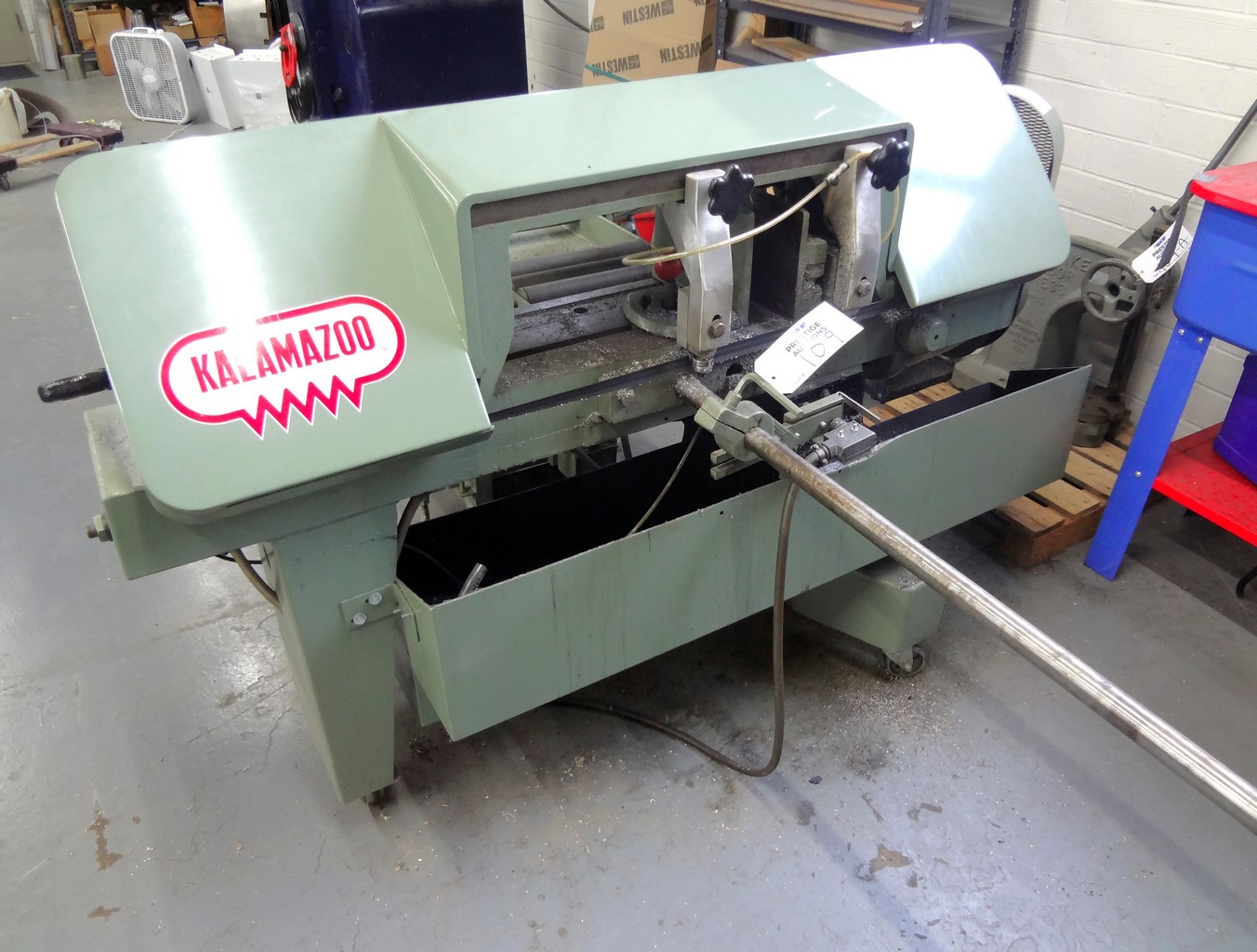 Kalamazoo AH9AW Horizontal Band Saw, Roller Infeed, Manual Clamping, S ...
