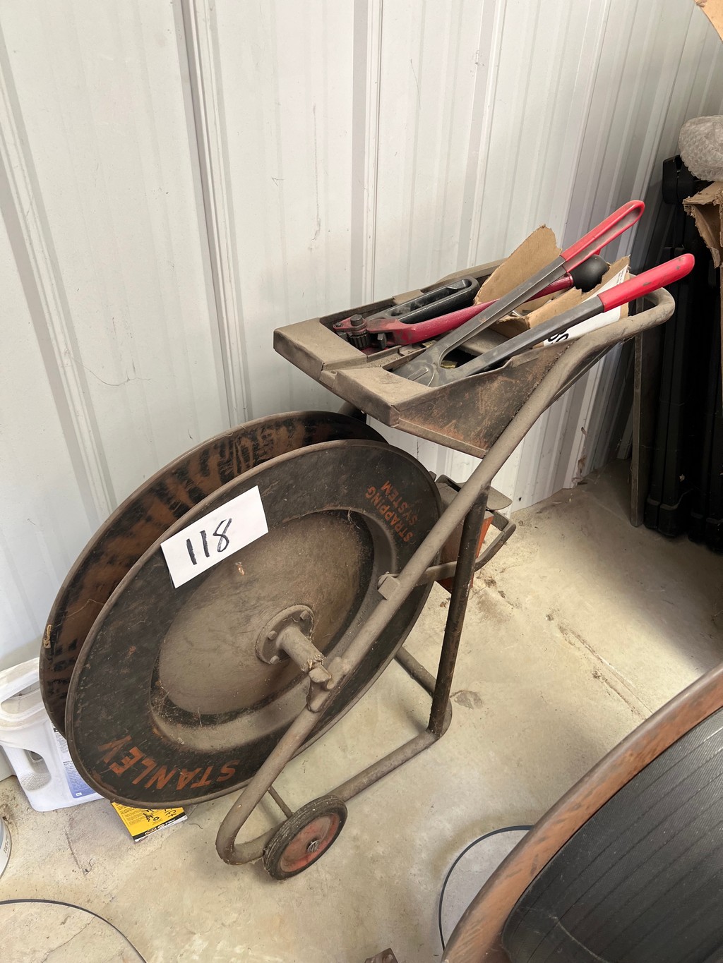 24'' Banding Cart, With Ratchet & (2) Crimpers